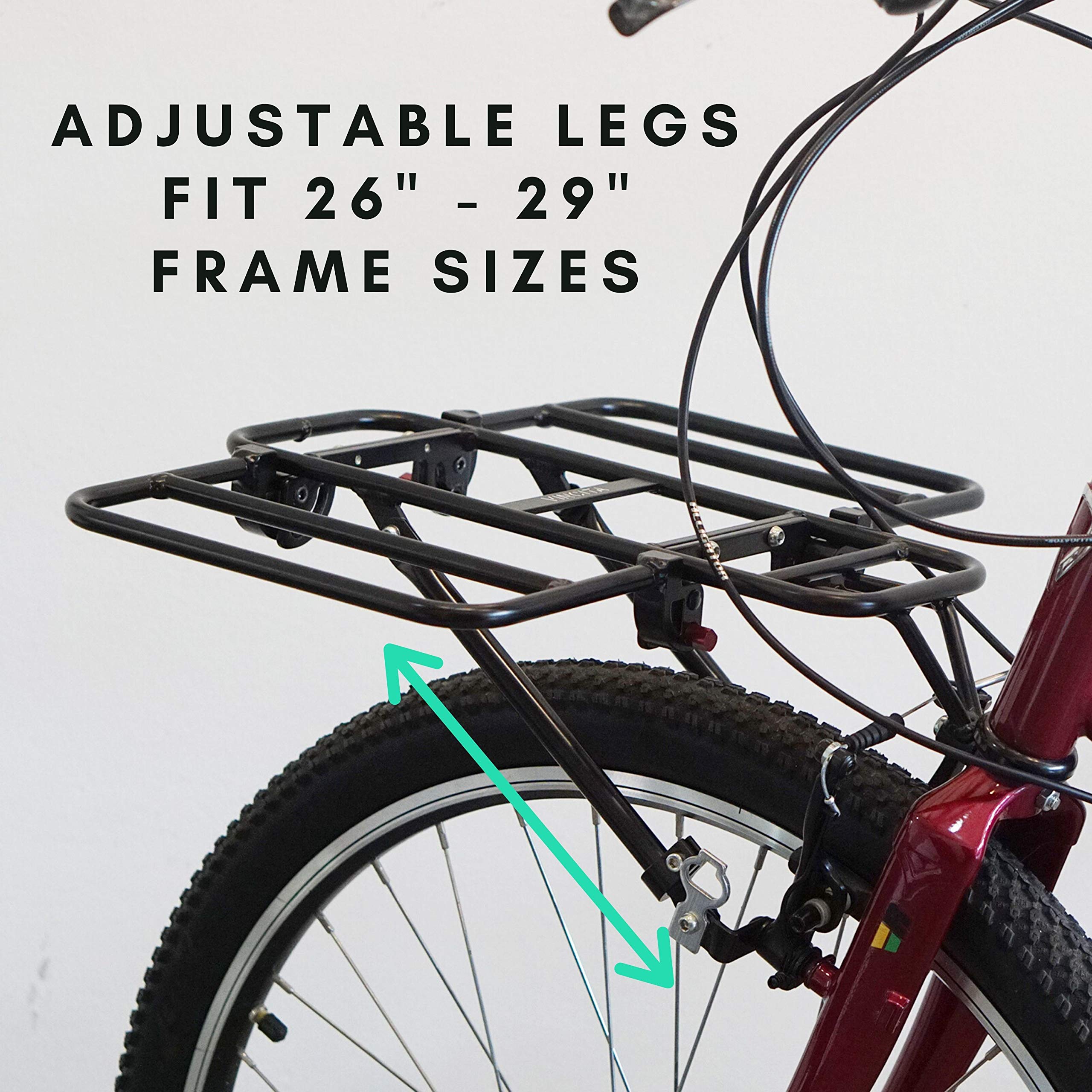Vincita Bike Front Rack, with Expandable Wing for 26" to 29" Frames ...