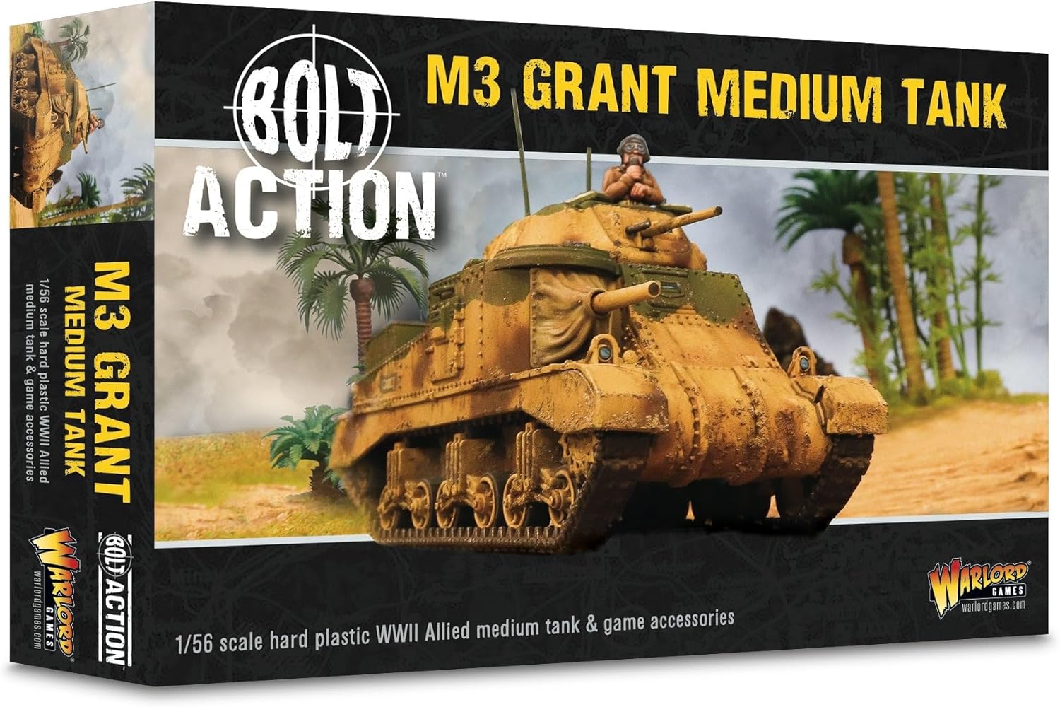 Amazon.com: Wargames Delivered - Warlord Games - M3 Grant Medium Tank 1 ...