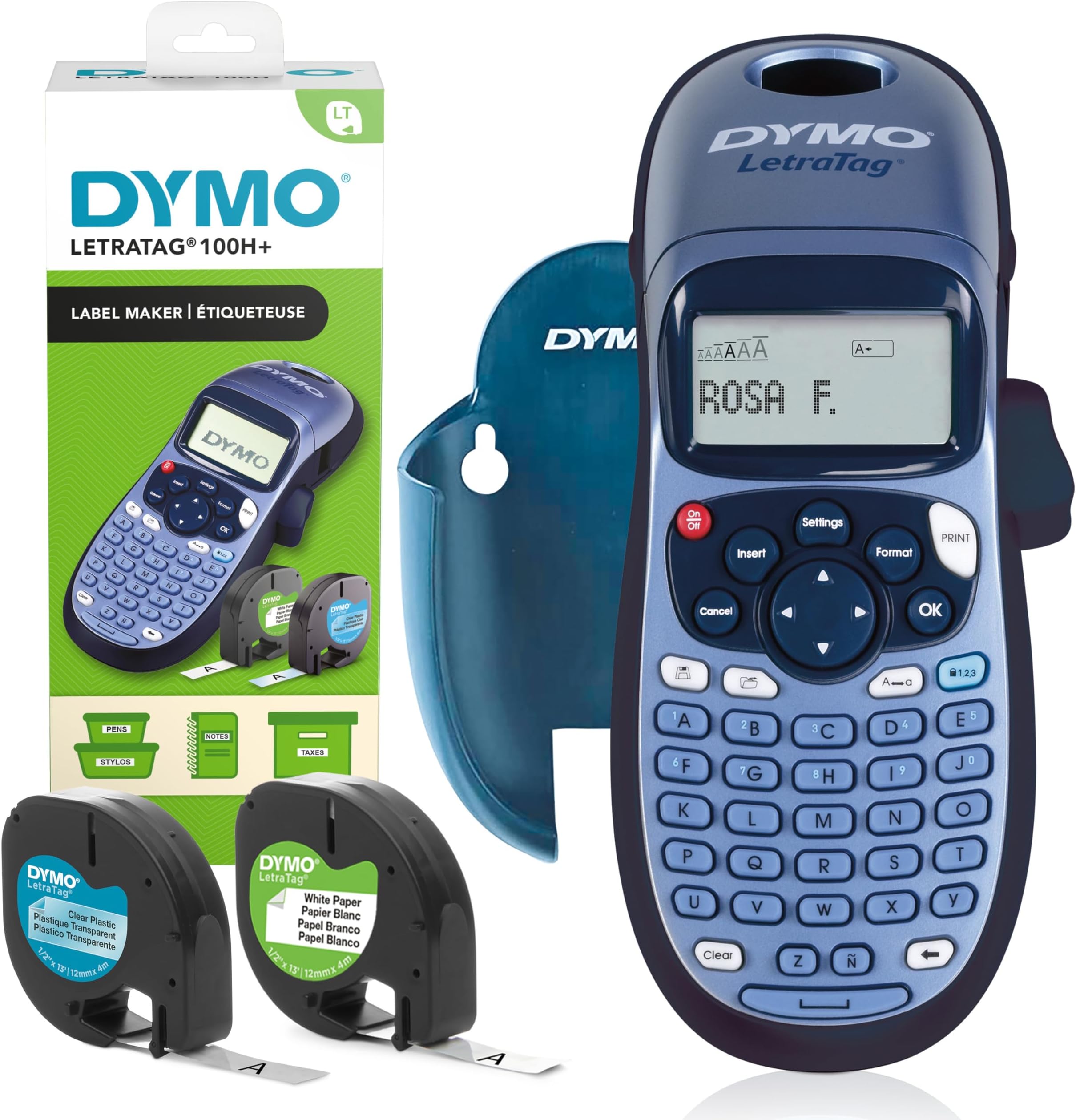 Dymo LetraTag LT-100H Label Maker Starter Kit | Handheld Label Printer ...