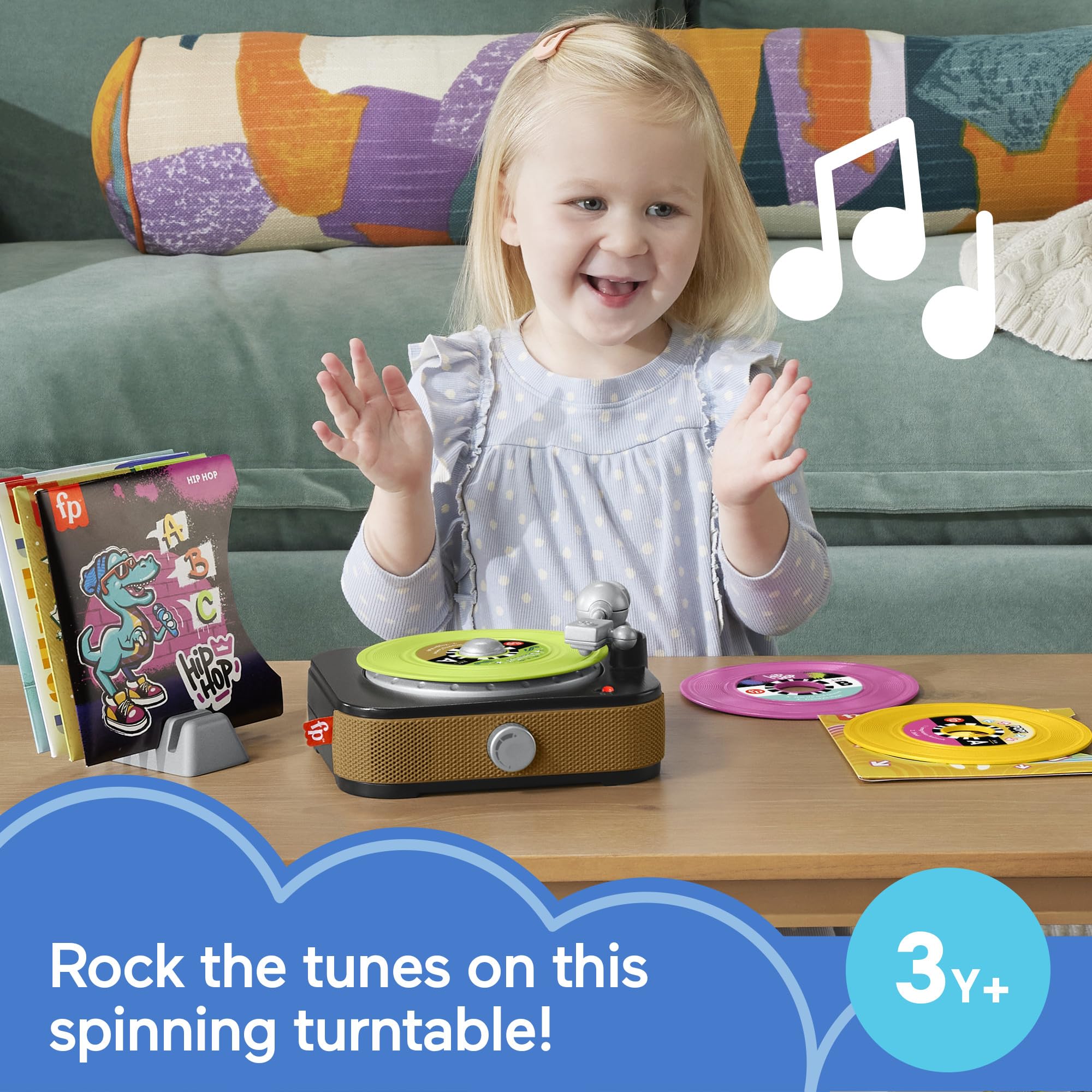 Snapklik.com : Musical Toy, Rockin Record Player For Preschool Pretend ...