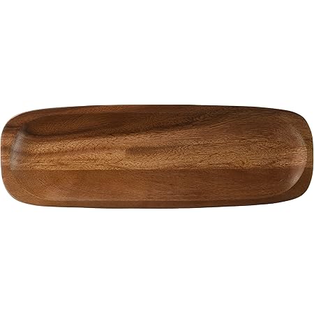 Amazon.com | Noritake Kona Wood 15-Inch Rectangular Platter: Platters ...