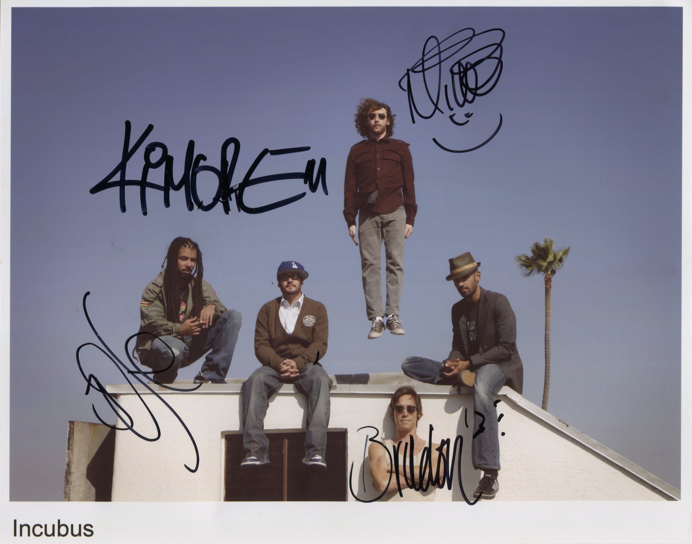 Incubus (Band) FULLY SIGNED Photo 1st Generation PRINT Ltd 150 ...