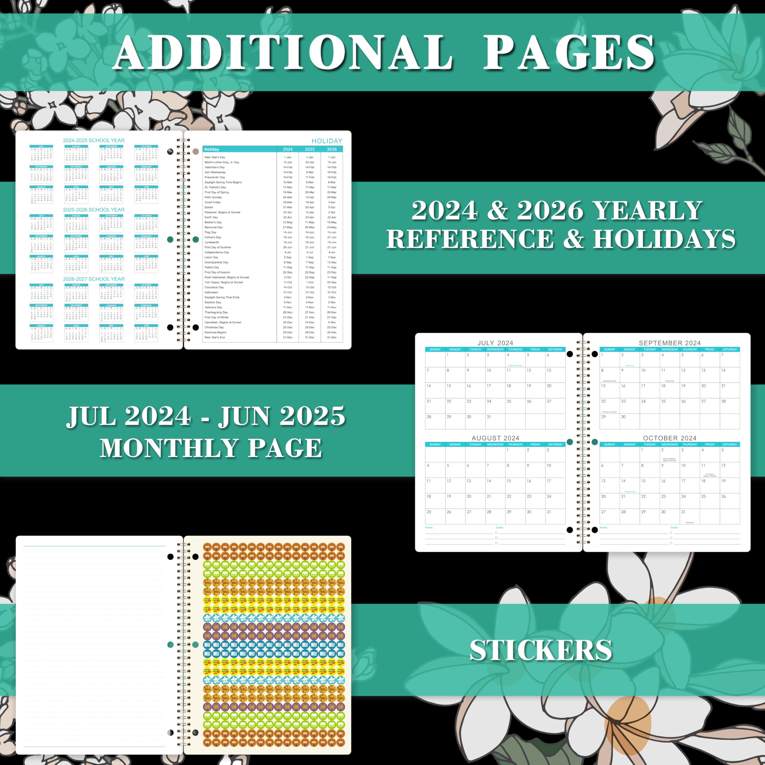 Snapklik.com : Student Planner 2024-2025 - Jul 2024 - Jun 2025