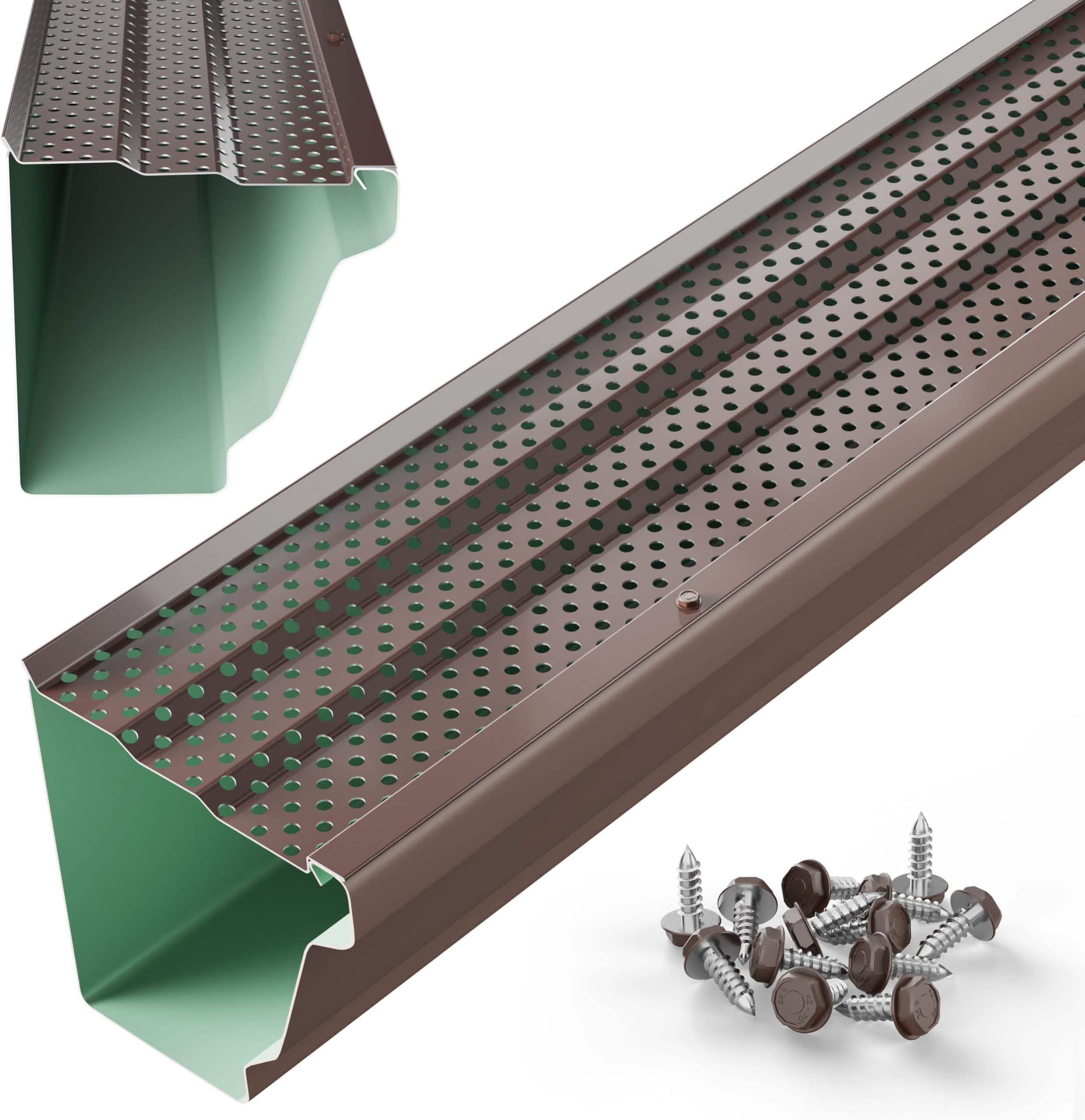 Extreme Flo Gutter Guard 50 Year Gutter Cover System, Residential ...