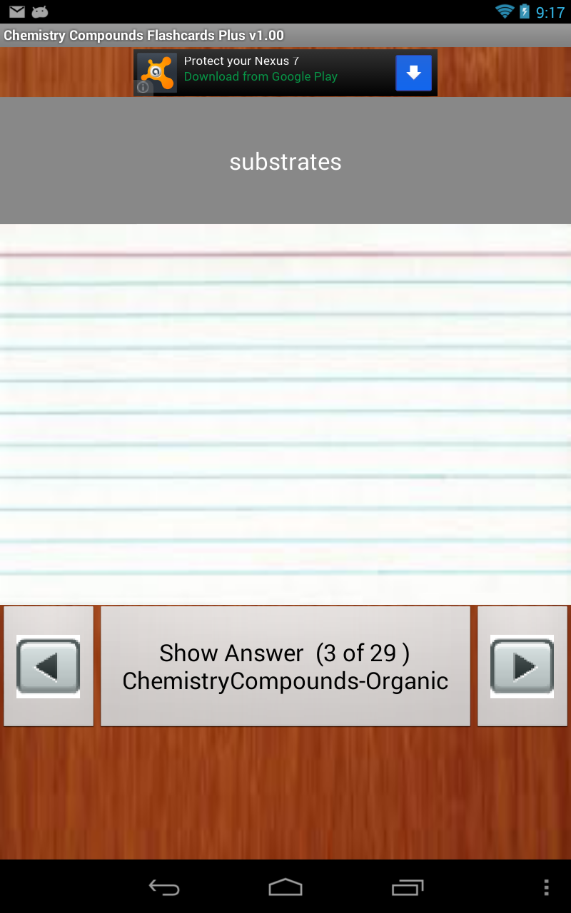 Chemistry Compounds Flashcards Plus - App on Amazon Appstore
