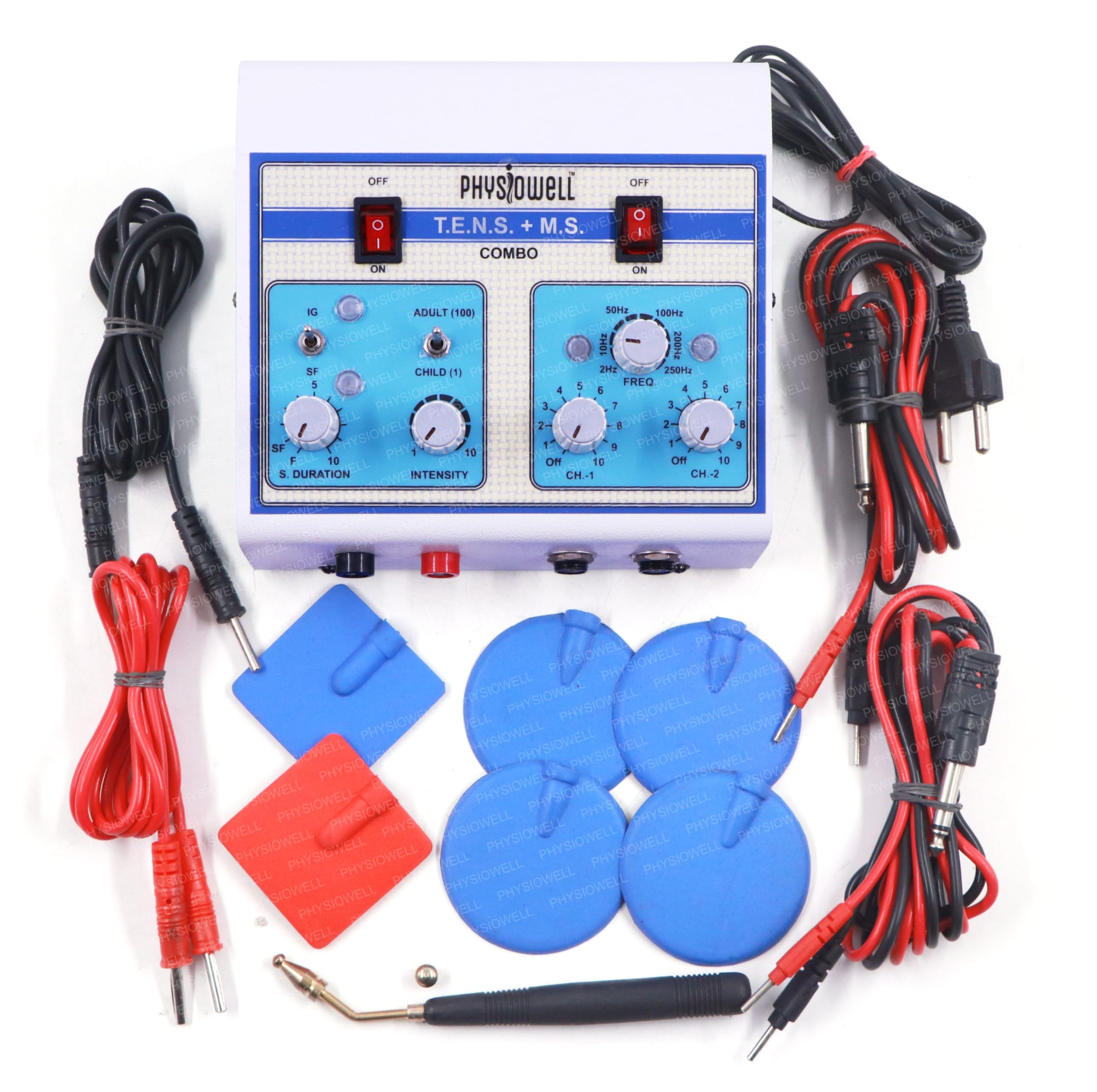 Physiowell Transcutaneous Electrical Nerve Stimulation Tens MS Combo ...