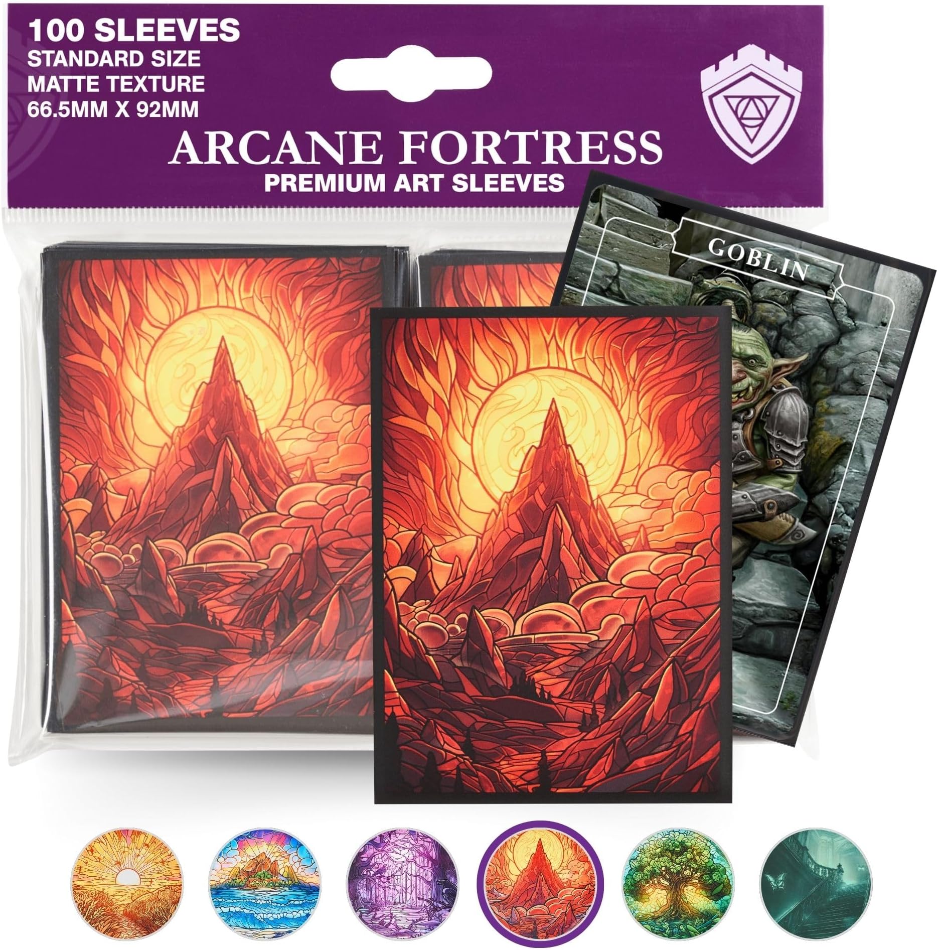 Amazon.com: Katomula 100 MTG Card Sleeves with 100 Inner Sleeves ...