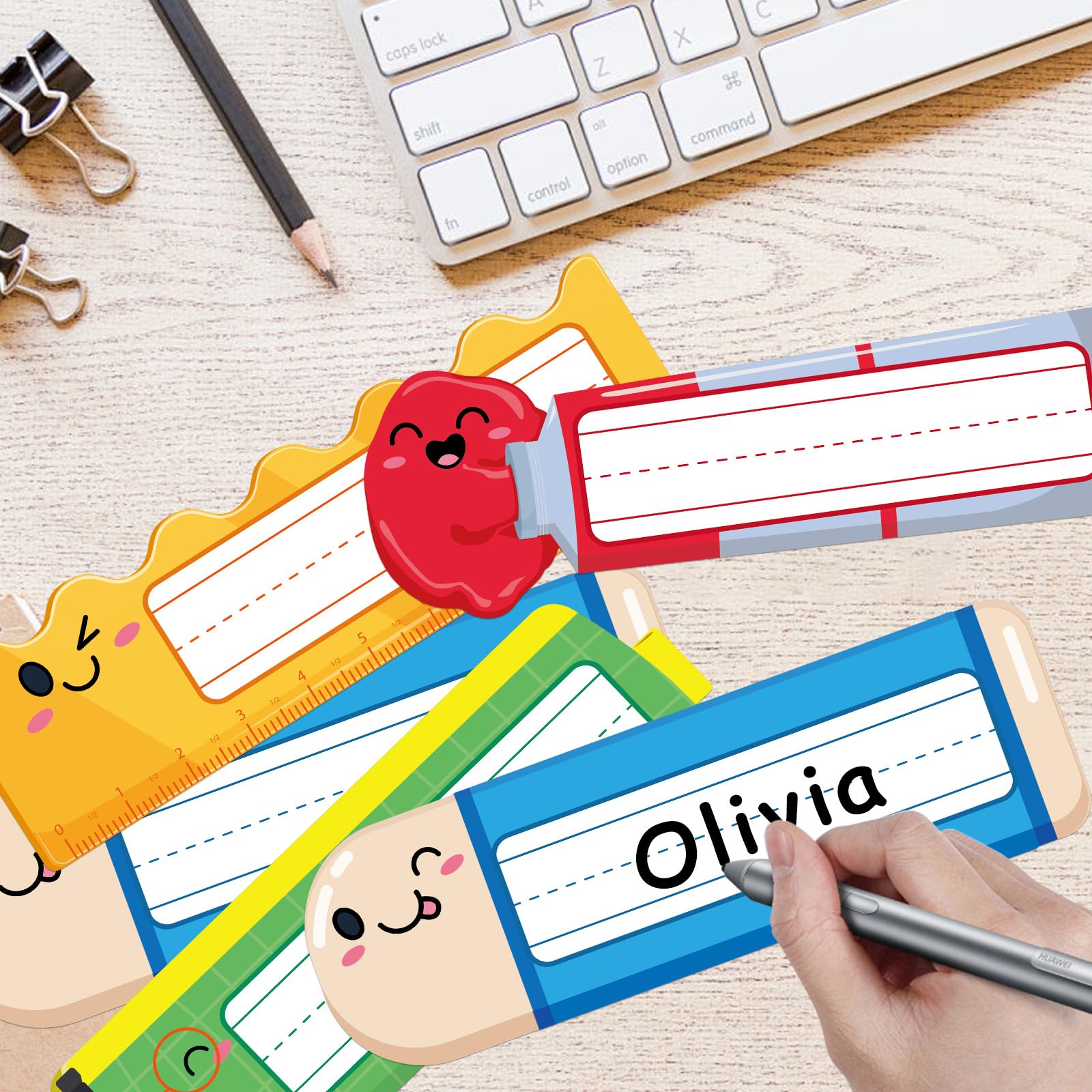 Snapklik.com : Desk Name Plates For Classroom - 36Pcs Personalized ...