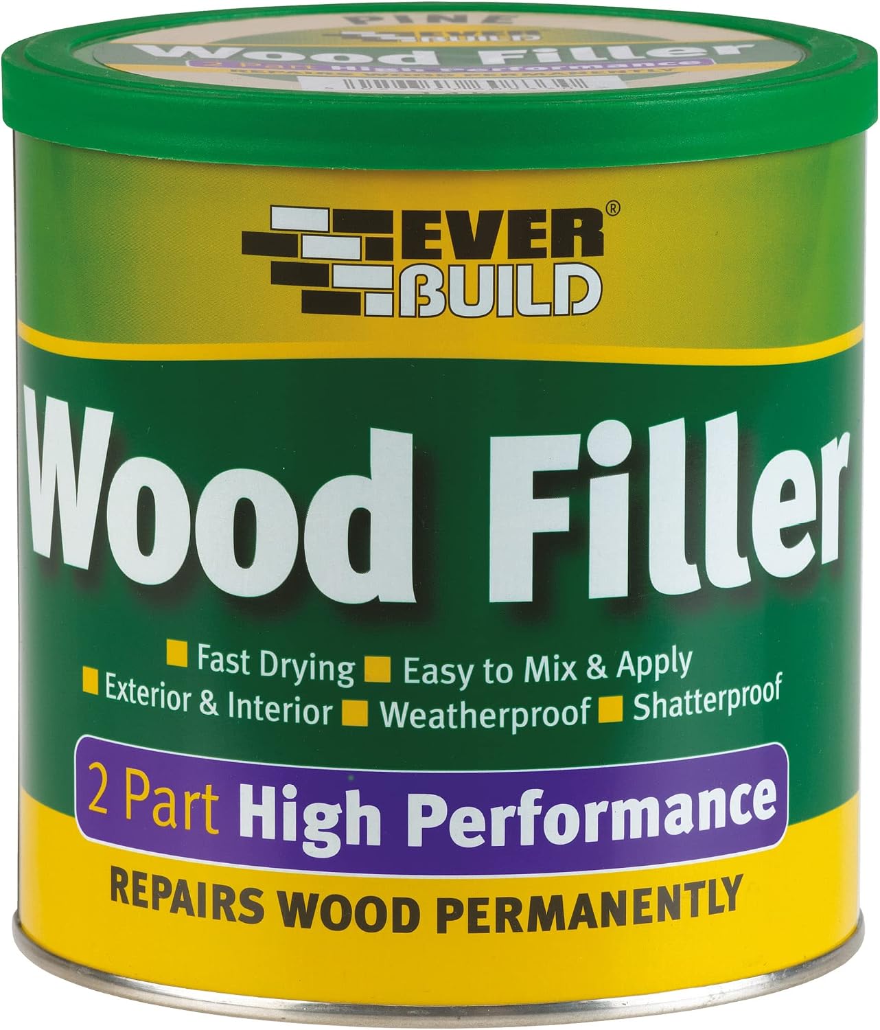Everbuild 2-Part High Performance Wood Filler – Fast Drying ...