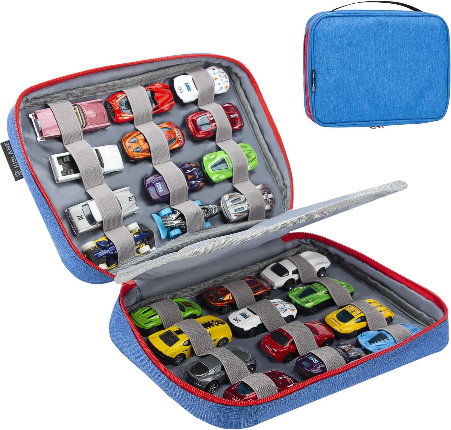 Amazon.com: KISLANE 24 Toy Cars Storage Case - Compatible with 24 ...