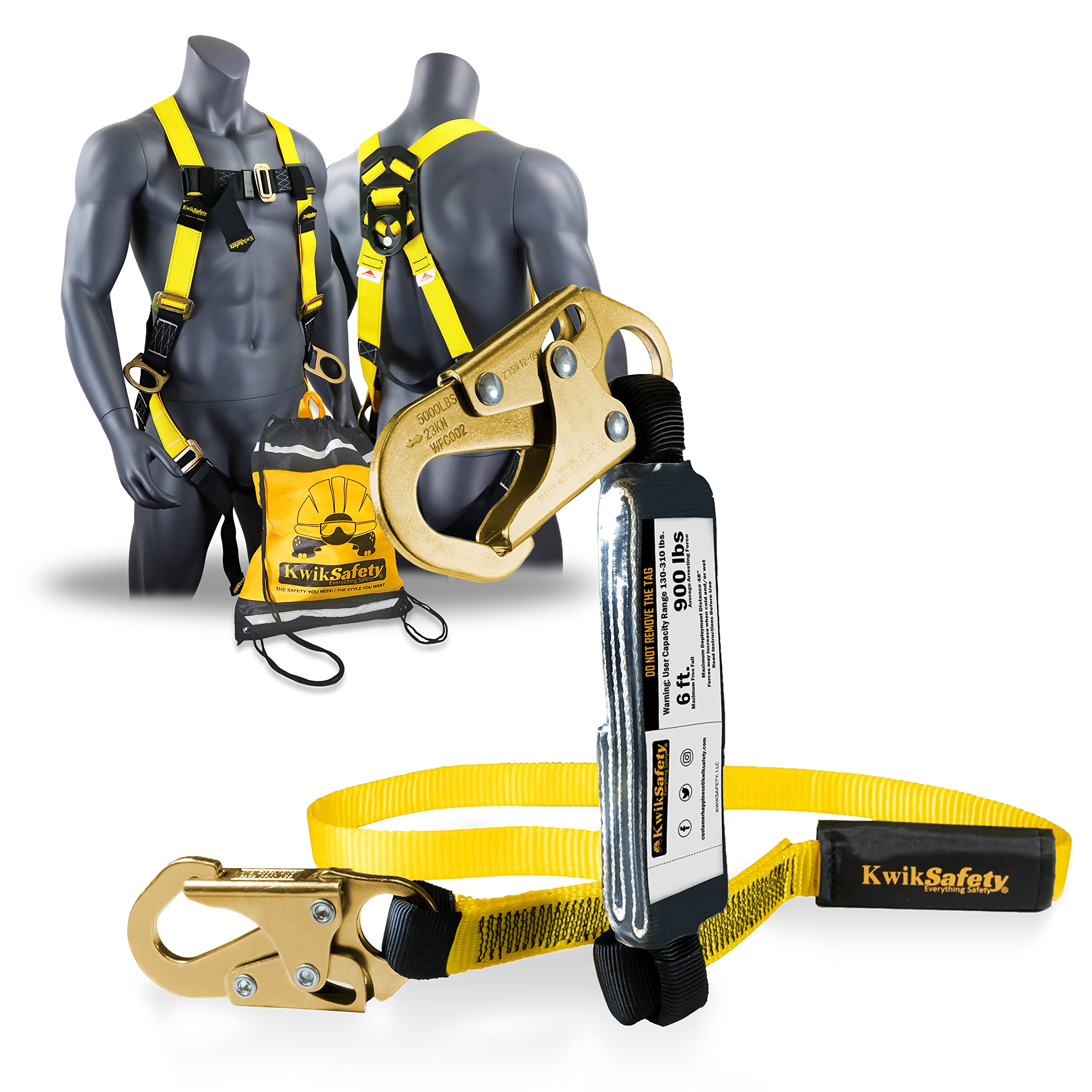 Snapklik.com : TAIPAN Safety Lanyard HARNESS COMBO Flat Safety Harness ...