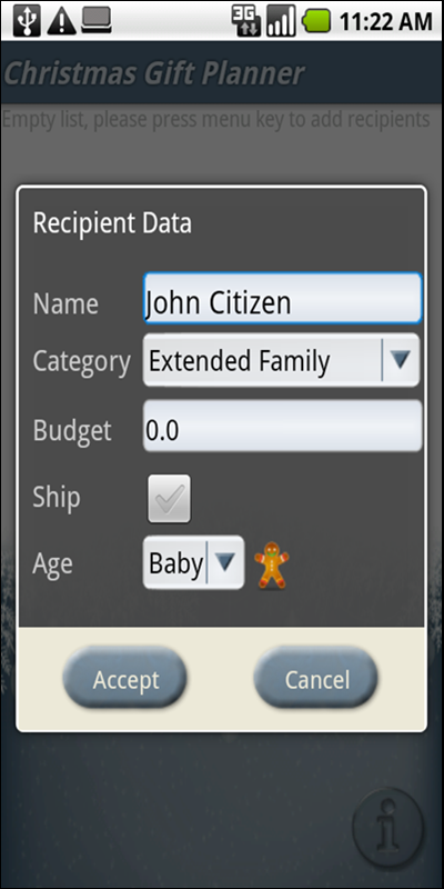 Christmas Gift Planner Lite - App on Amazon Appstore