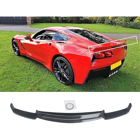 Amazon.com: NINTE Rear Spoiler for 2014-2019 Chevrolet Corvette C7 ...