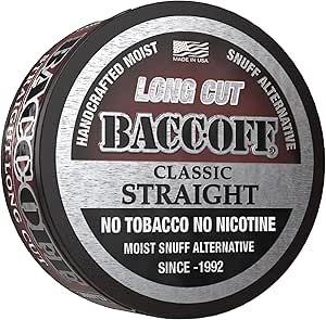Amazon.com: BaccOff, Classic Straight Long Cut, Premium Tobacco Free ...