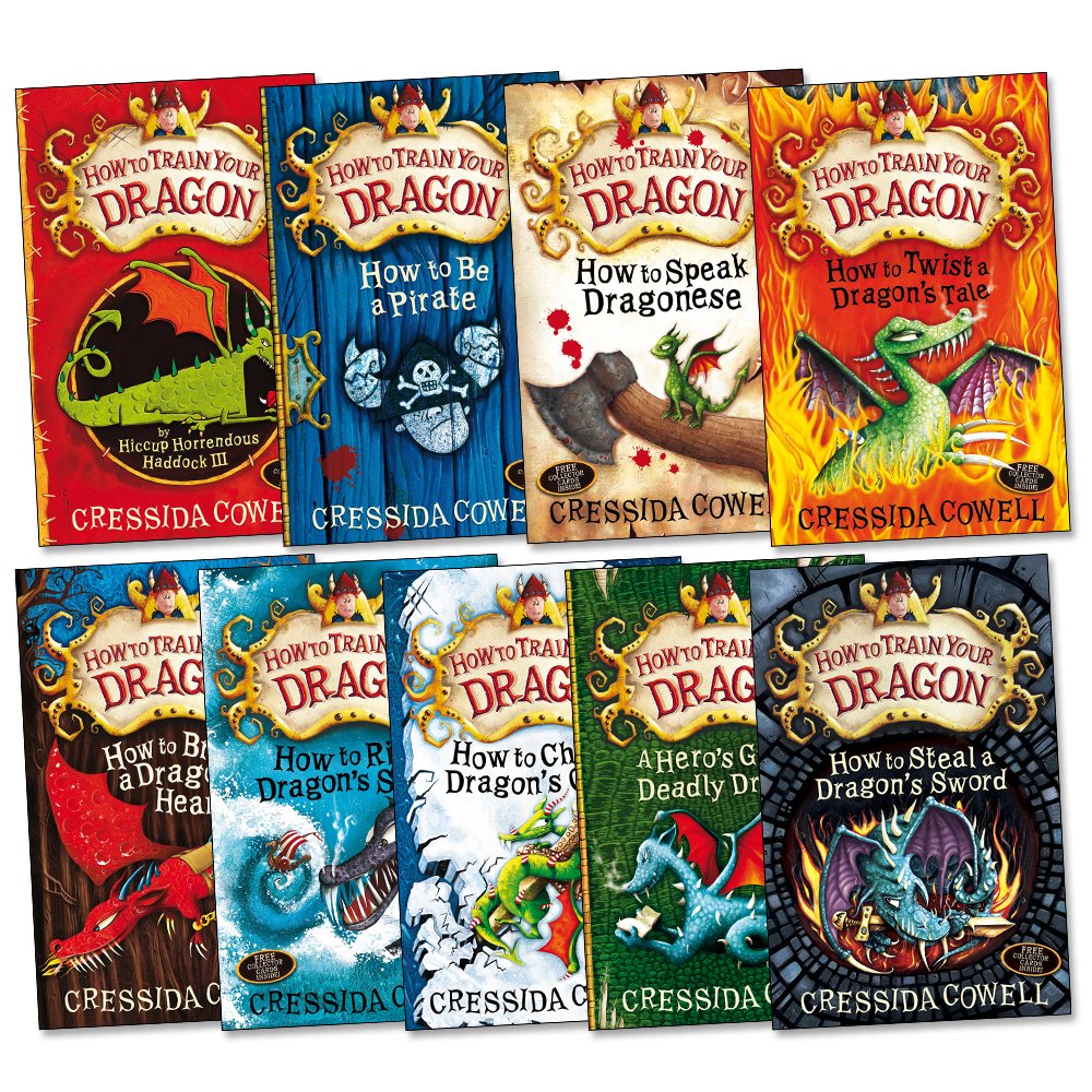 How to Train Your Dragon Pack, 9 books, RRP £53.91 (Includes FREE ...