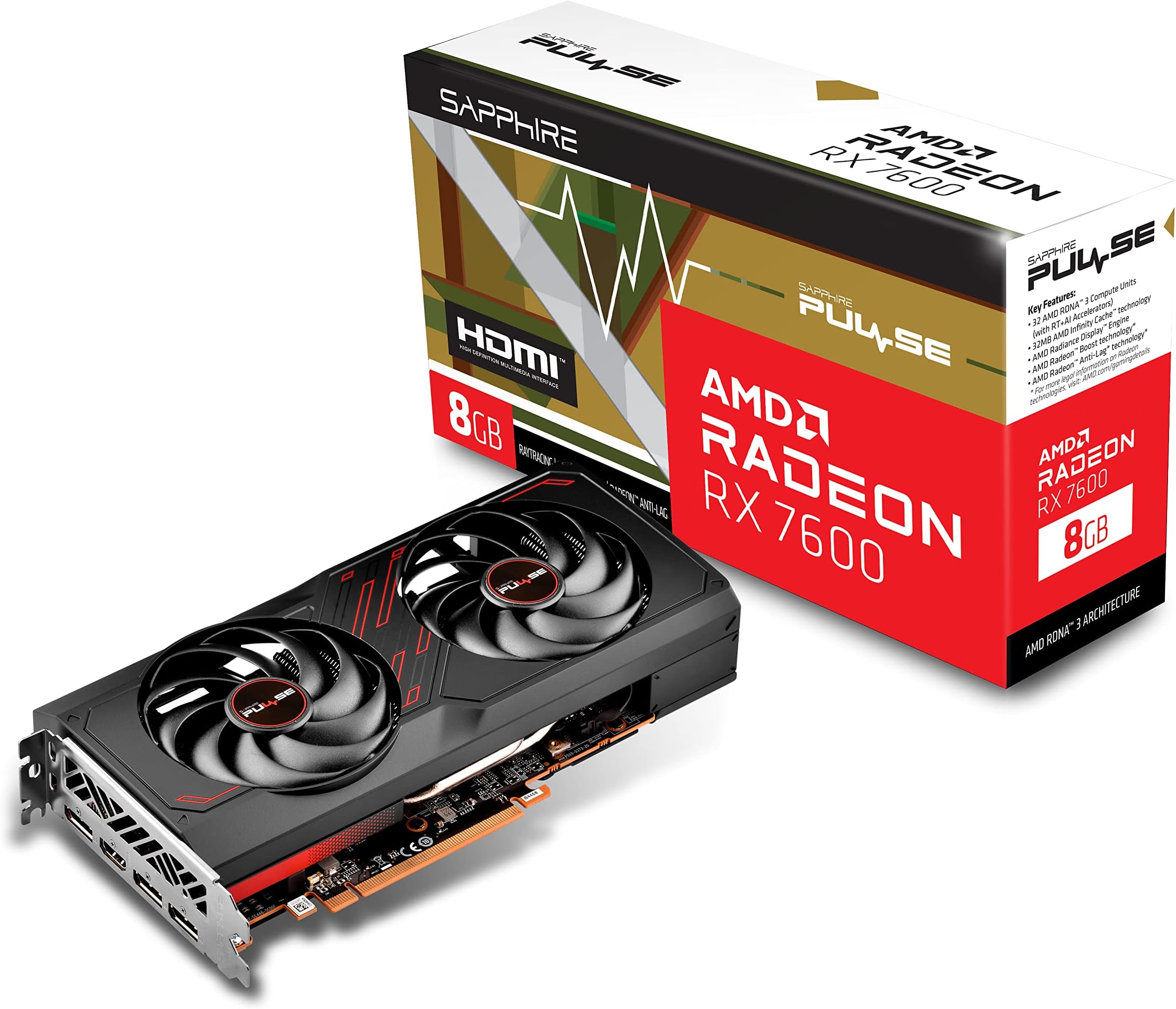 Amazon.com: ASUS Dual Radeon RX 7600 XT OC Edition 16GB GDDR6 Graphics Card AMD RDNA 3 PCIe 4.0 ...