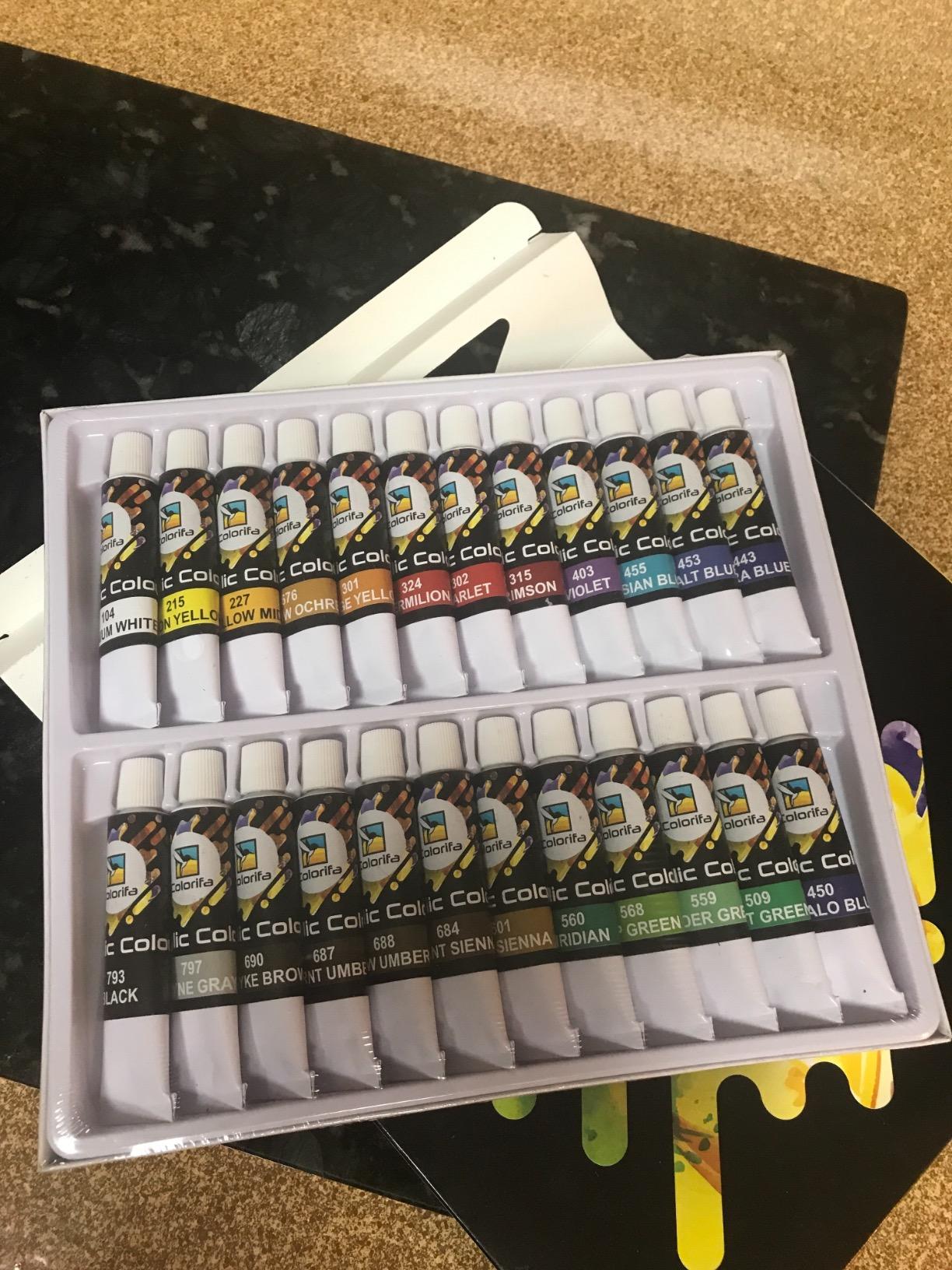 Amazon.com: Acrylic Paint Set/Craft Paint - Acrylic Paint Kit - No ...