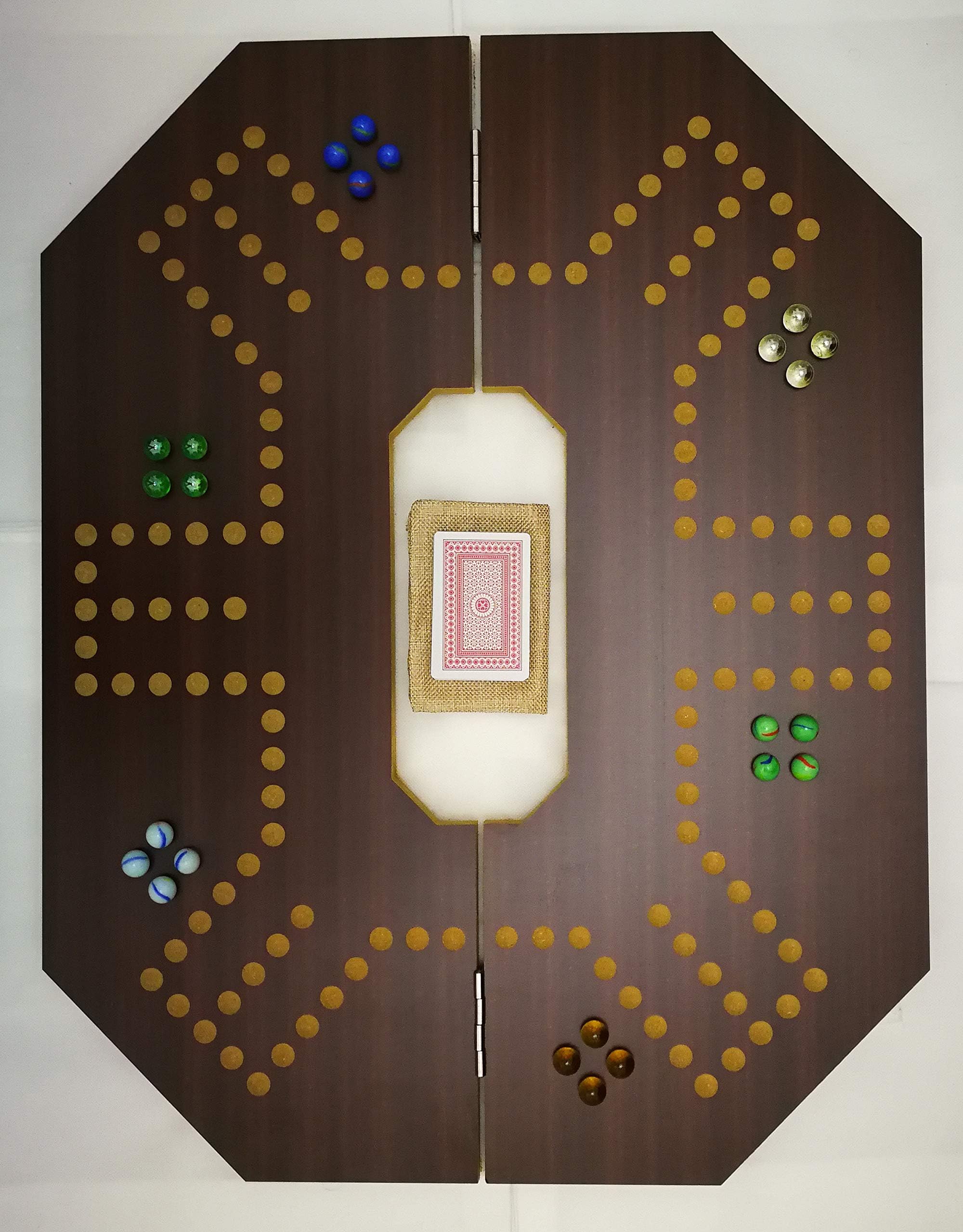 Jackaroo game for 6 players foldable brown board: Buy Online at Best Price in UAE - Amazon.ae