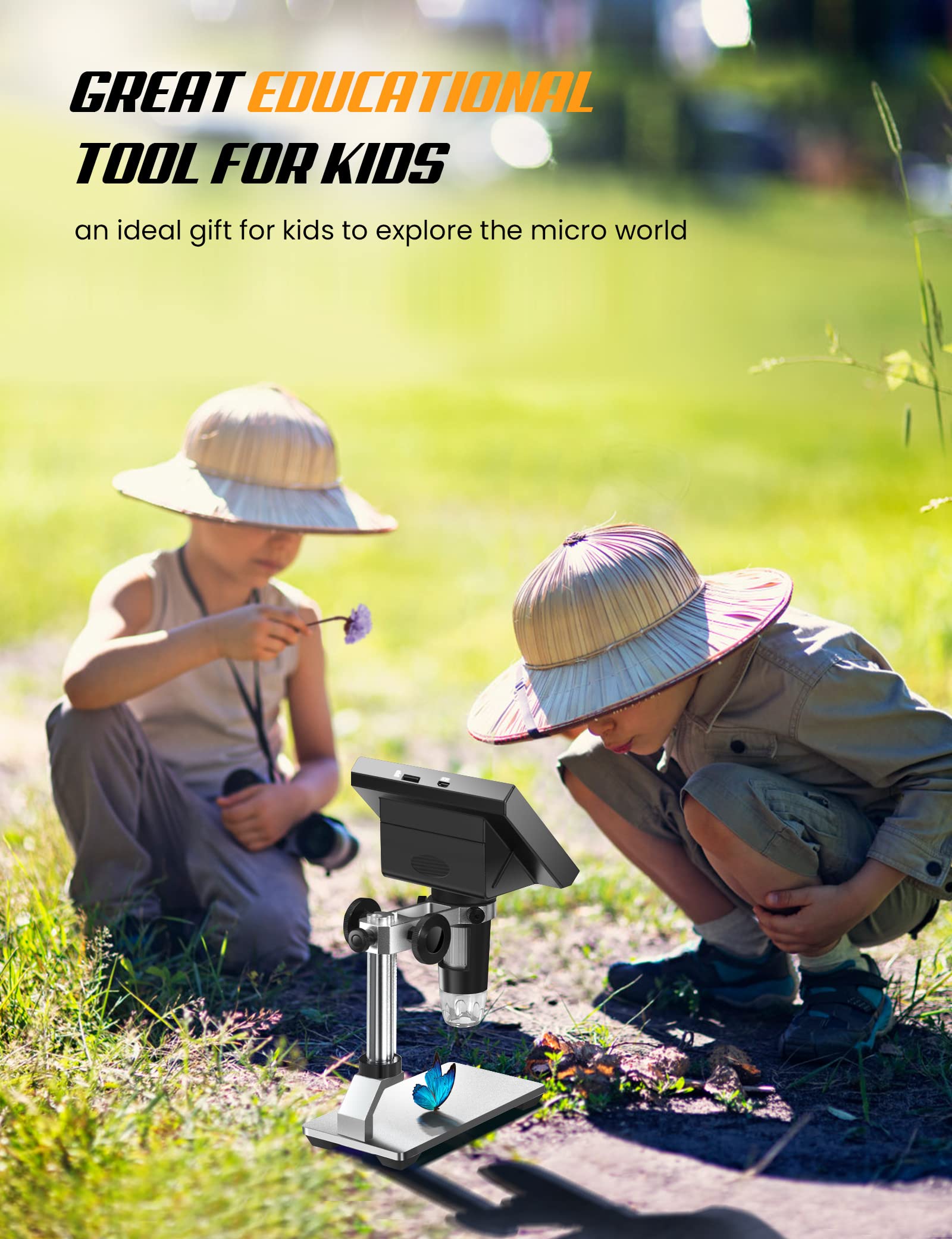 Microscopio digital LCD, micr...B084HJ44J5 | Encarguelo.com