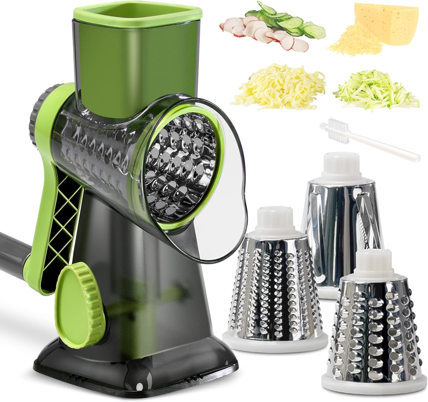 Amazon.com: EDEFISY Cheese Grater Hand Crank Rotary Vegetables Shredder ...