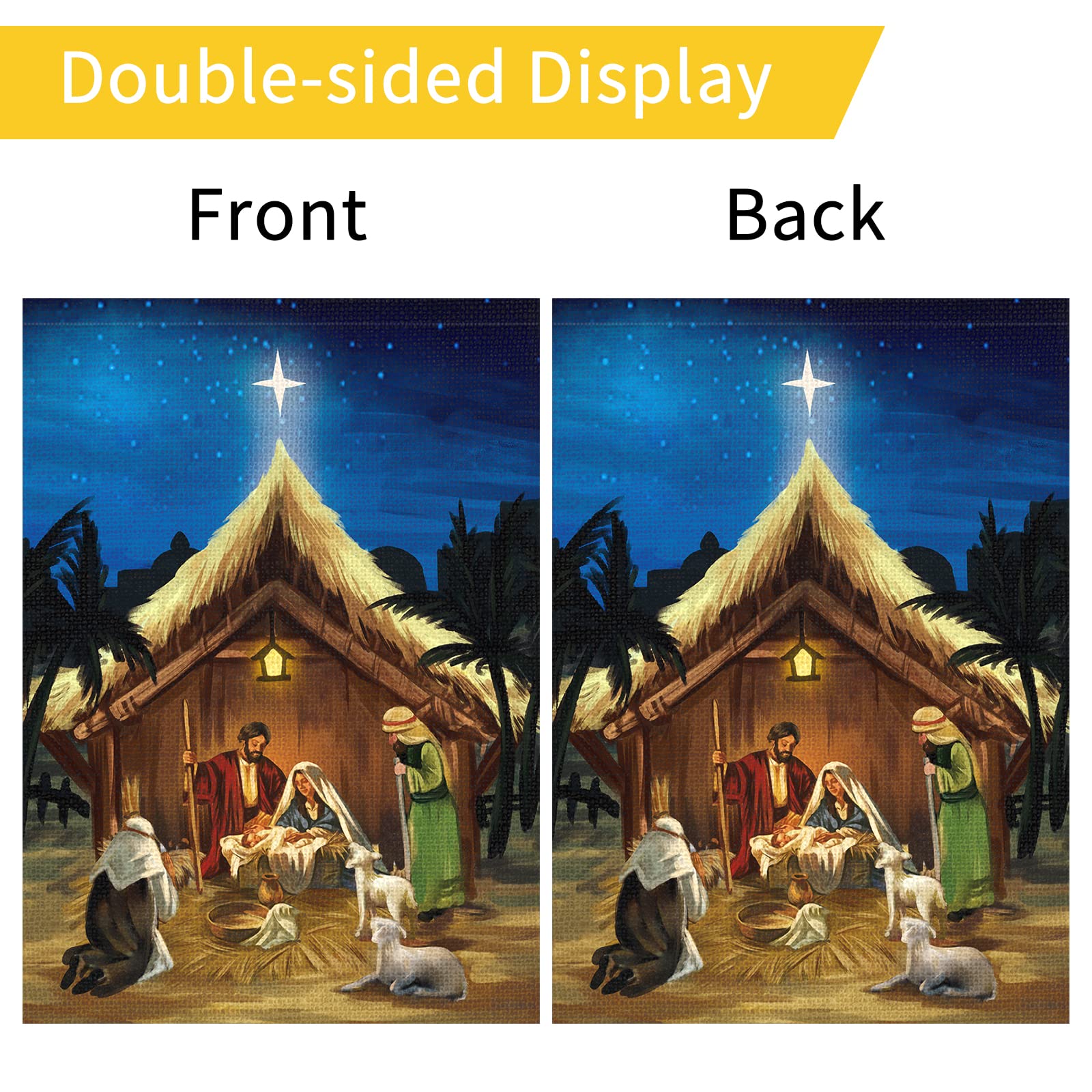 Religious Christmas Flags Religious Christmas Banner Stock