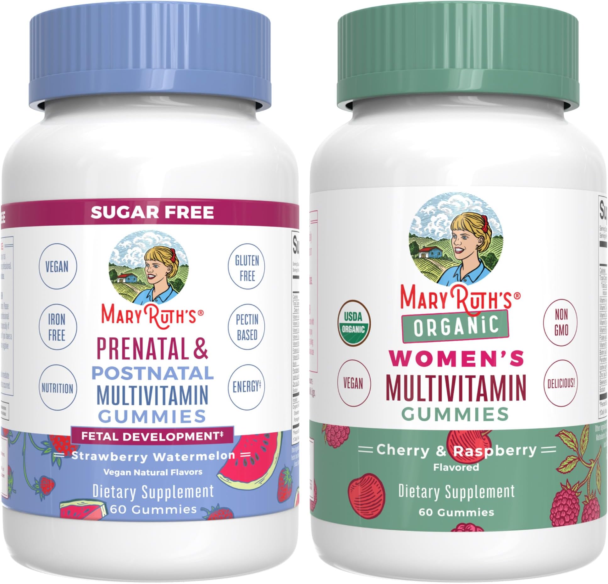 Amazon.com: MaryRuth Organics Prenatal Postnatal Multivitamin Gummies ...