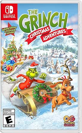 Grinch Christmas Adventure game for Nintendo Switch by Outright
