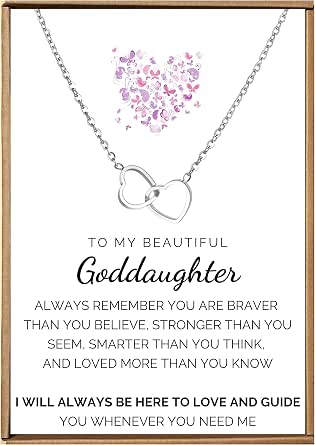 Amazon.com: God daughter gifts from godmother, Goddaughter necklace for ...