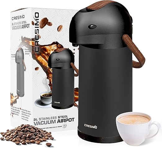 Amazon.com: Coffee Carafe 101oz Hot Water Dispenser, Airpot - Insulated ...