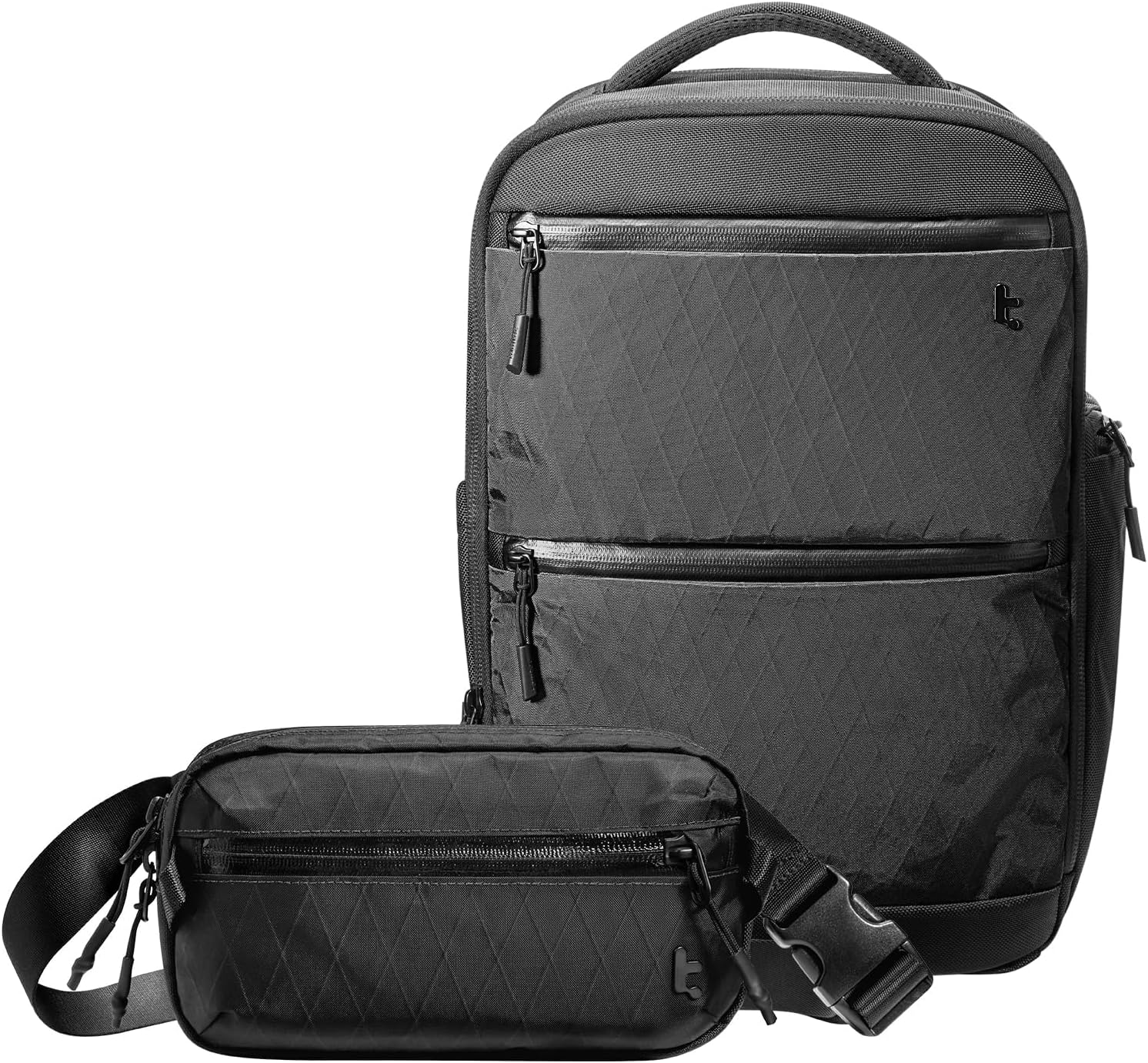 Amazon.com | tomtoc 1.5L X-Pac Sling Bag with RFID Blocking & Laptop ...