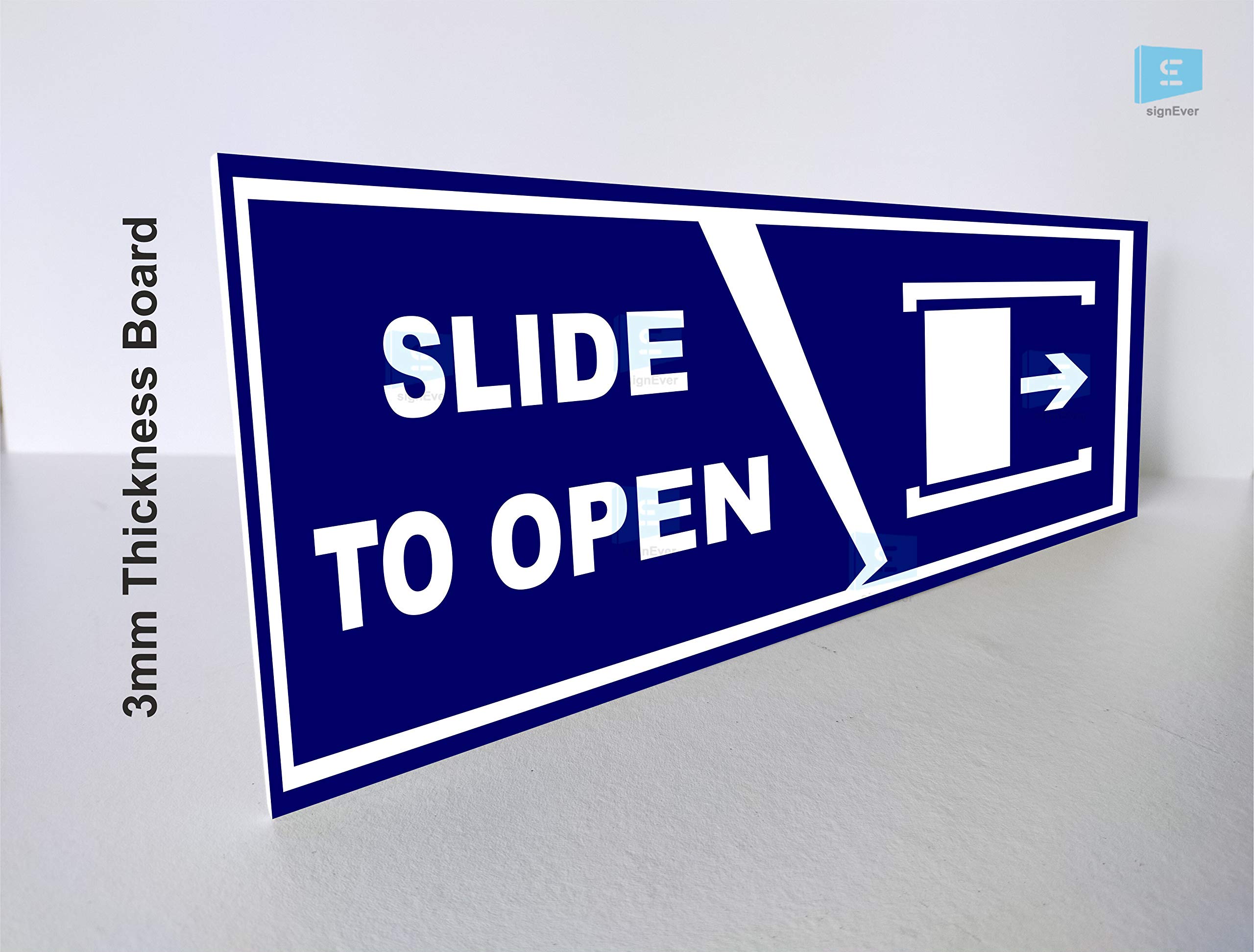 Buy SIGN EVER Slide To Open Sign Boards Shop Bank Office Hospital ...