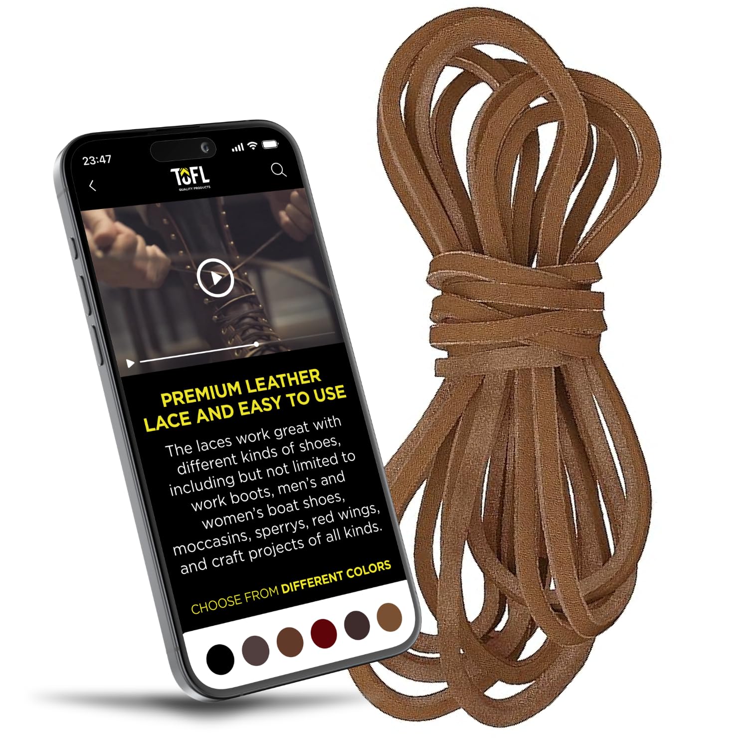 Snapklik.com : TOFL Logger Style Heavy Duty Boot Laces For Work Boots ...