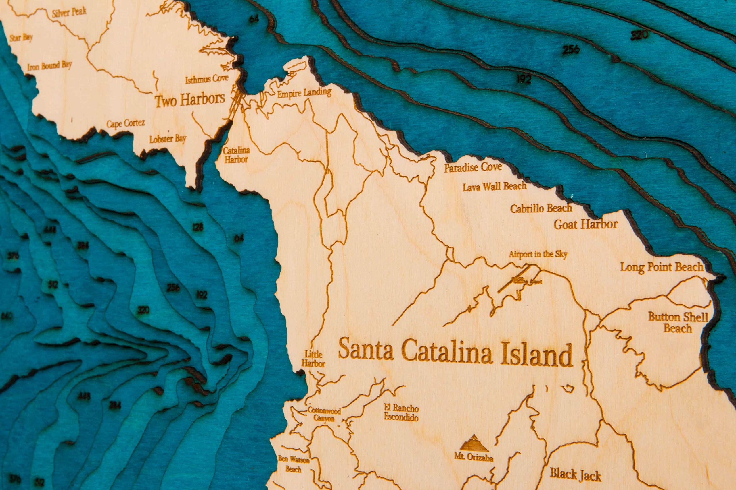 Mapa De La Isla Santa Catalina Santa Catalina Island Collection