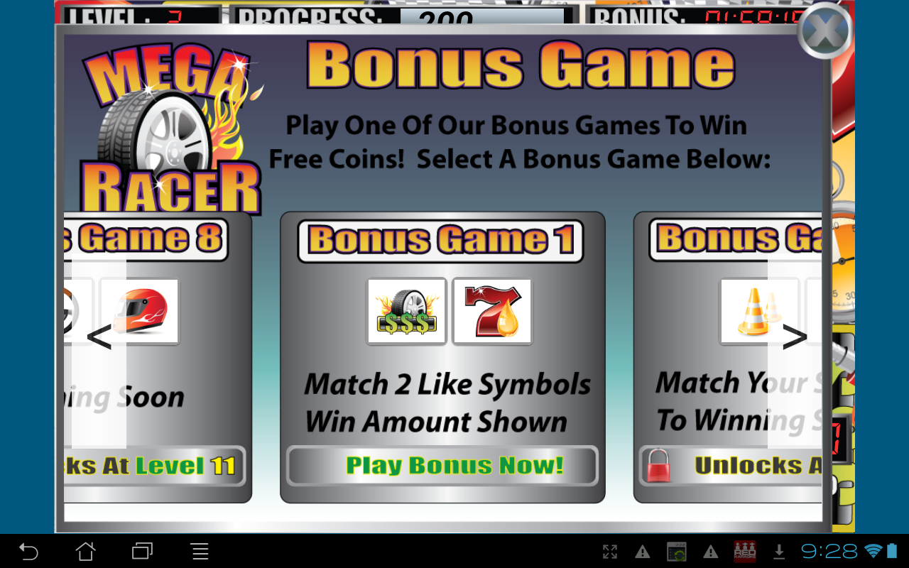 Mega Racer Slot Machine - App on Amazon Appstore