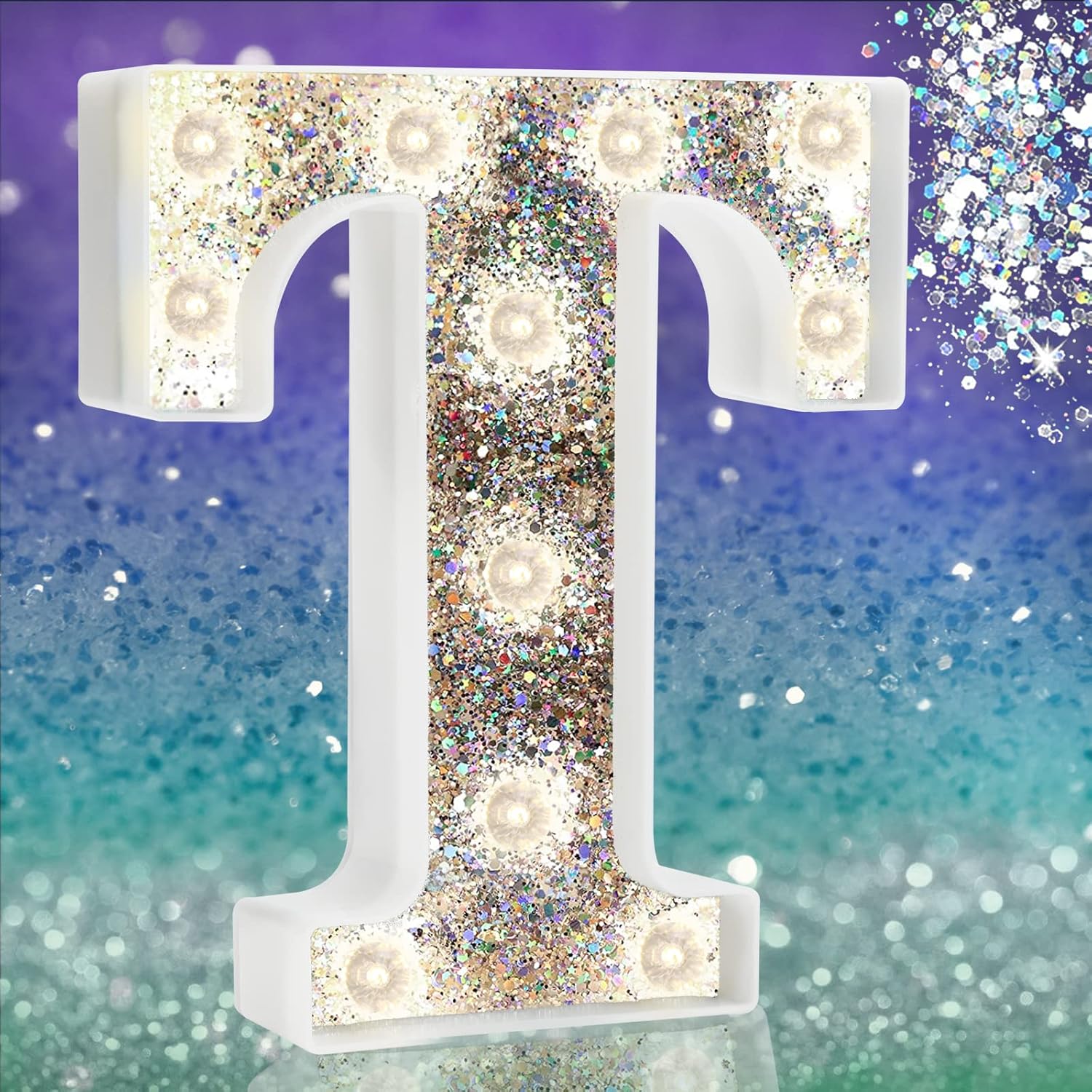 Amazon.com: LED Marquee Letter Lights, Light Up Silver Diamond Alphabet ...