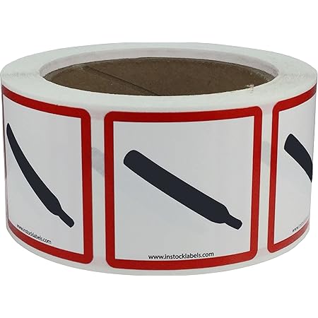 Amazon.com : GHS Pictogram Labels Exclamation Mark 2 x 2 Inch Square ...