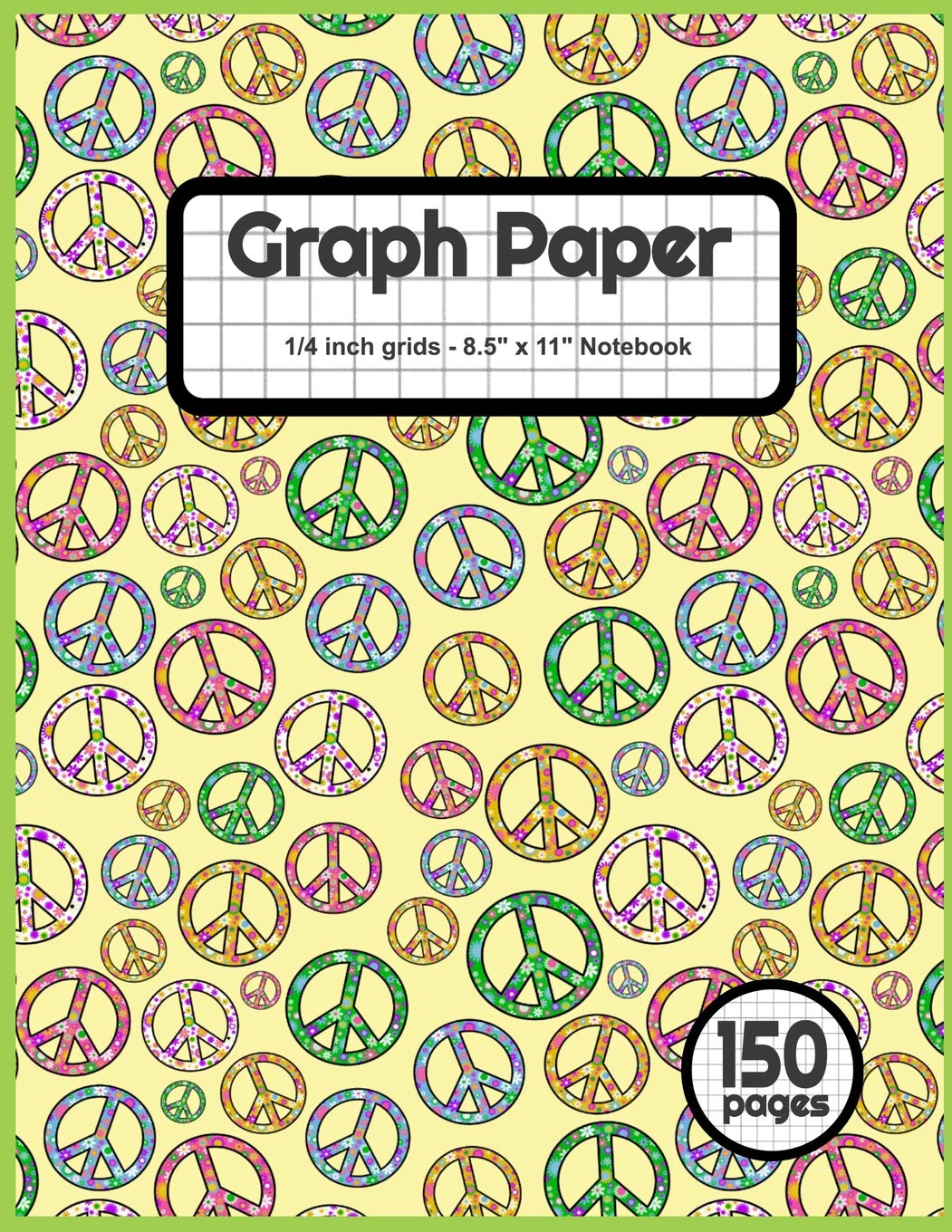 Buy Graph Paper: 1/4 Inch Blank White Square Graph Paper, 8.5 x 11, 150 ...