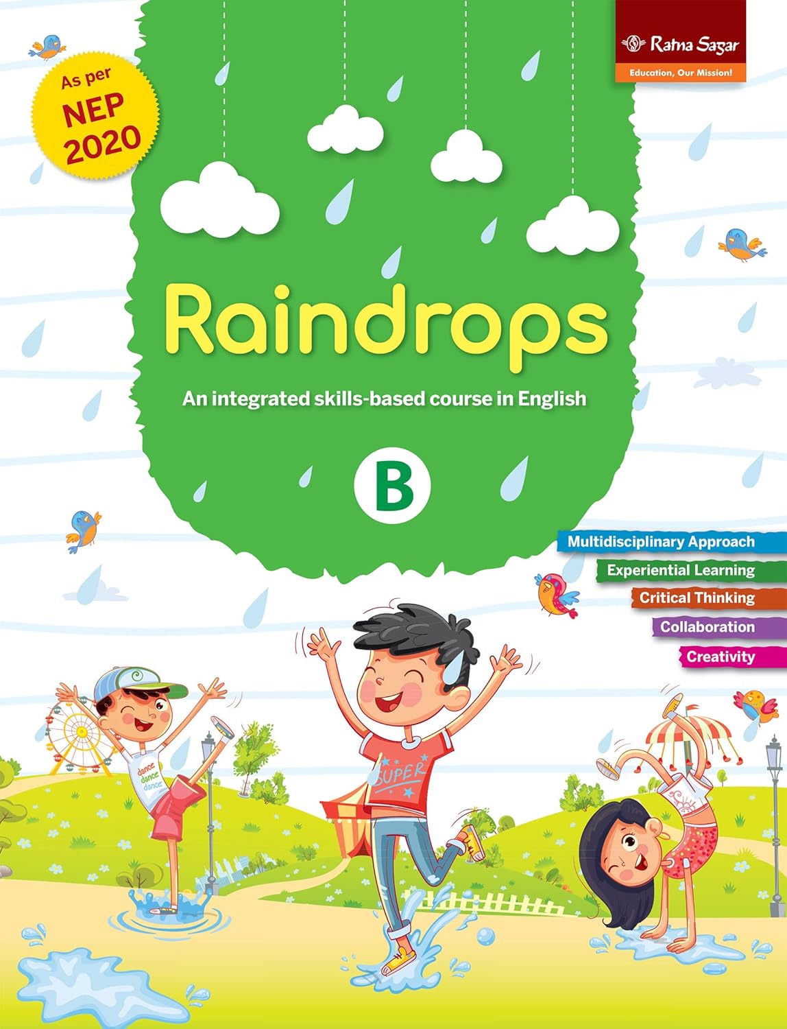 Raindrops MCB Book B (NEP 2020) Main Course Book for Class UKG| Ratna ...