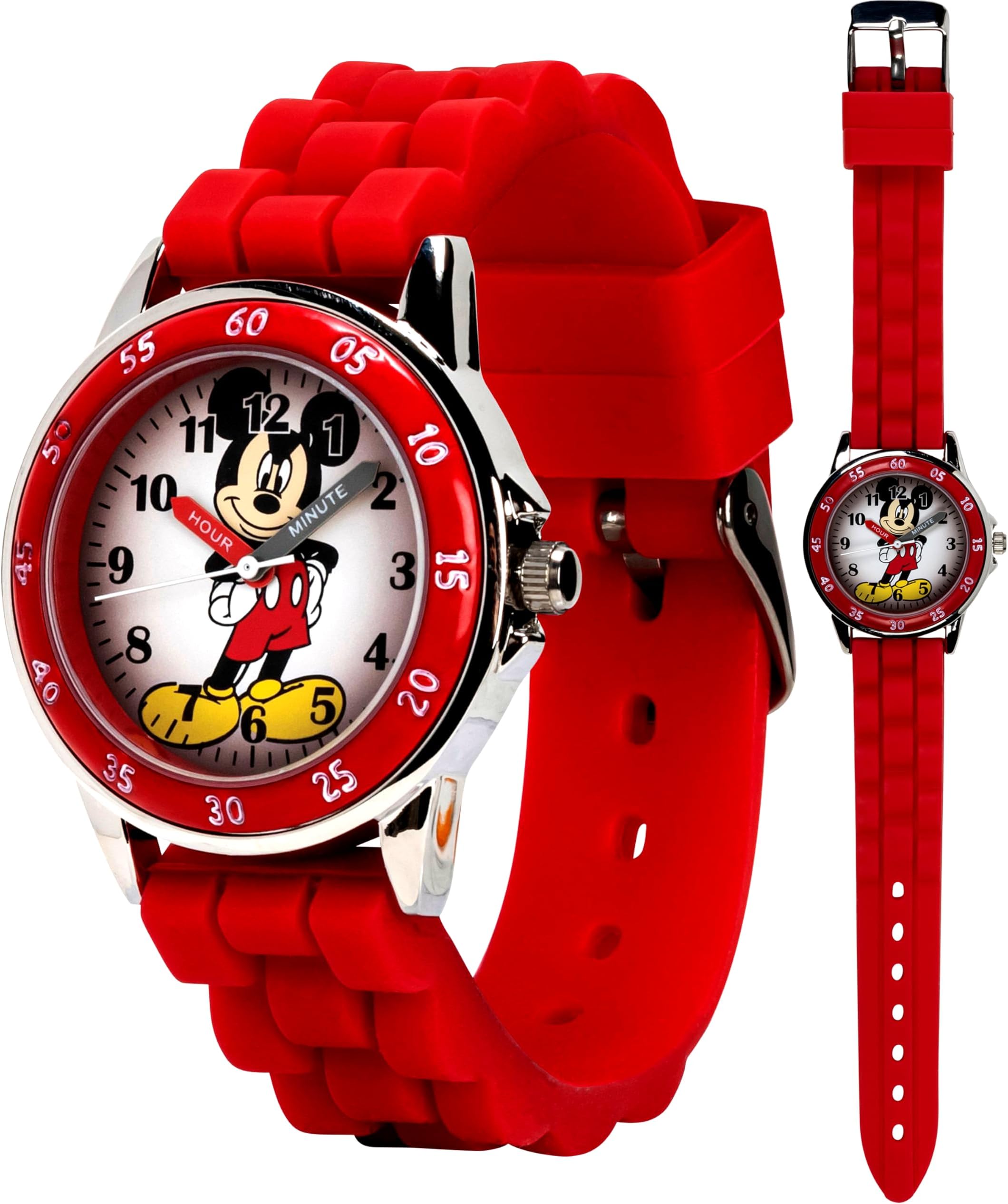 Disney By Ewatchfactory Kids Mickey Mouse Quartz Watch with White Dial ...