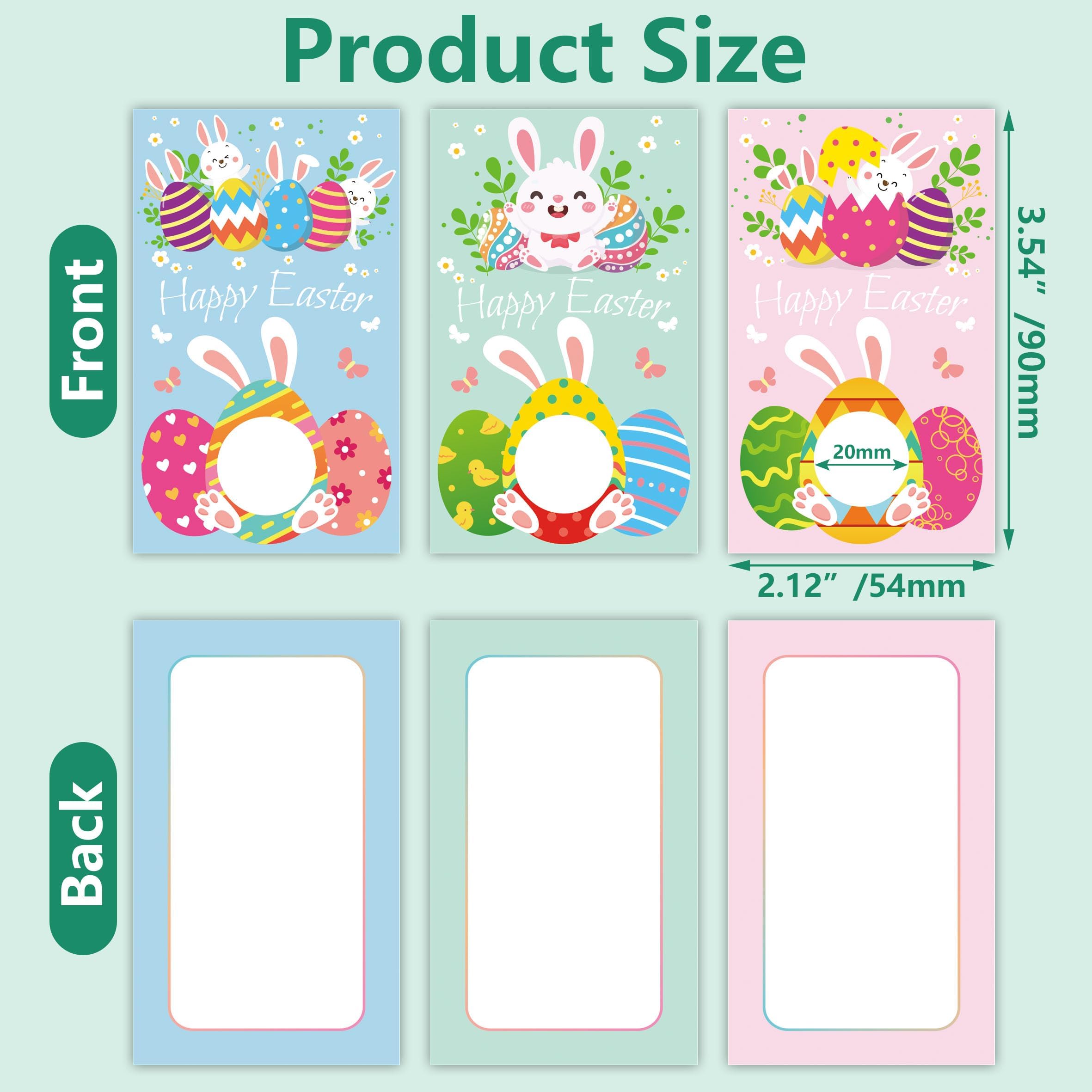 Snapklik.com : 120 PCS Easter Scratch Off Games Cards 3 Styles DIY ...