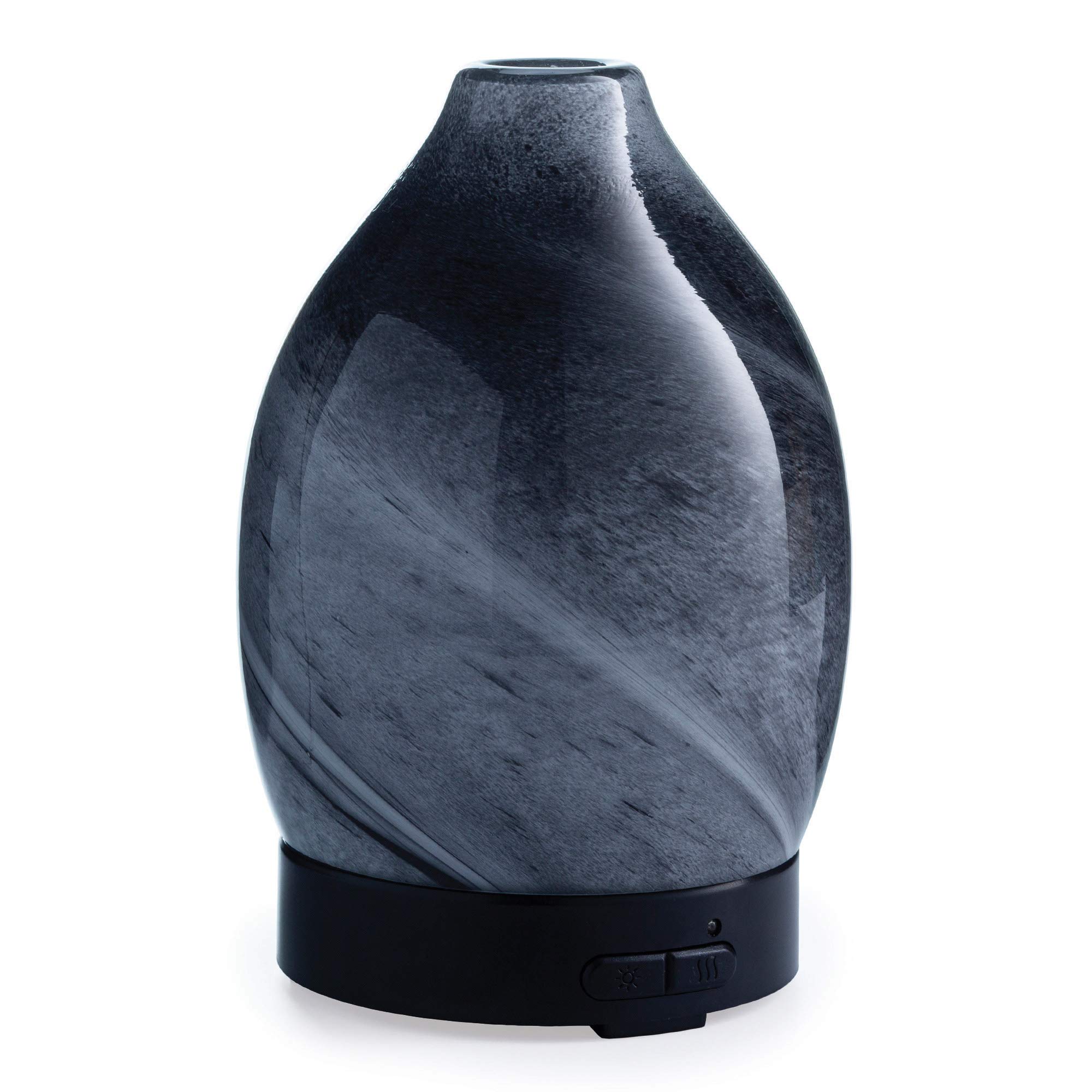 Amazon.com: Airome Obsidian Medium Hand-Blown Glass Essential Oil ...