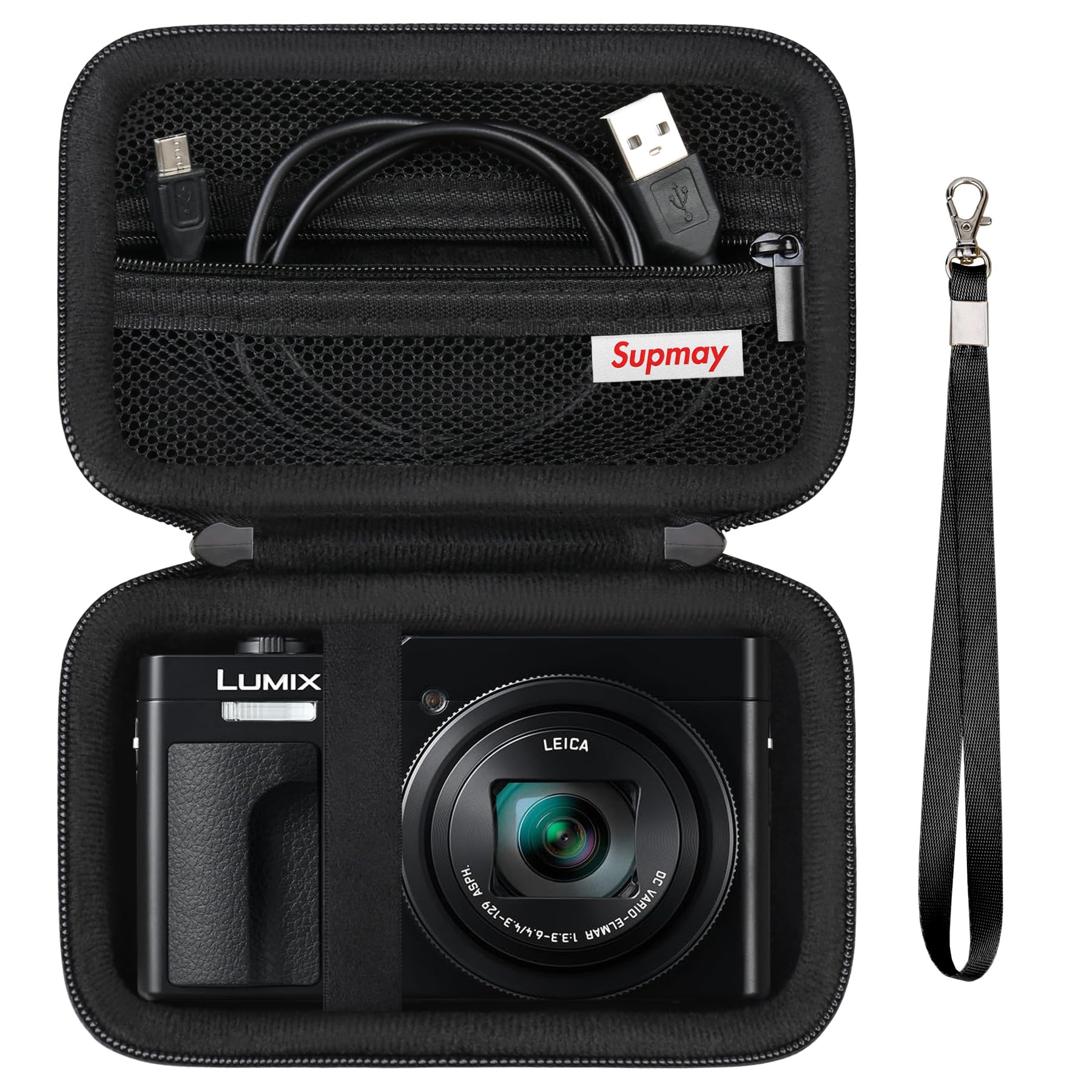 Amazon.com: Supmay Camera Case for Panasonic LUMIX ZS99 Point and Shoot ...