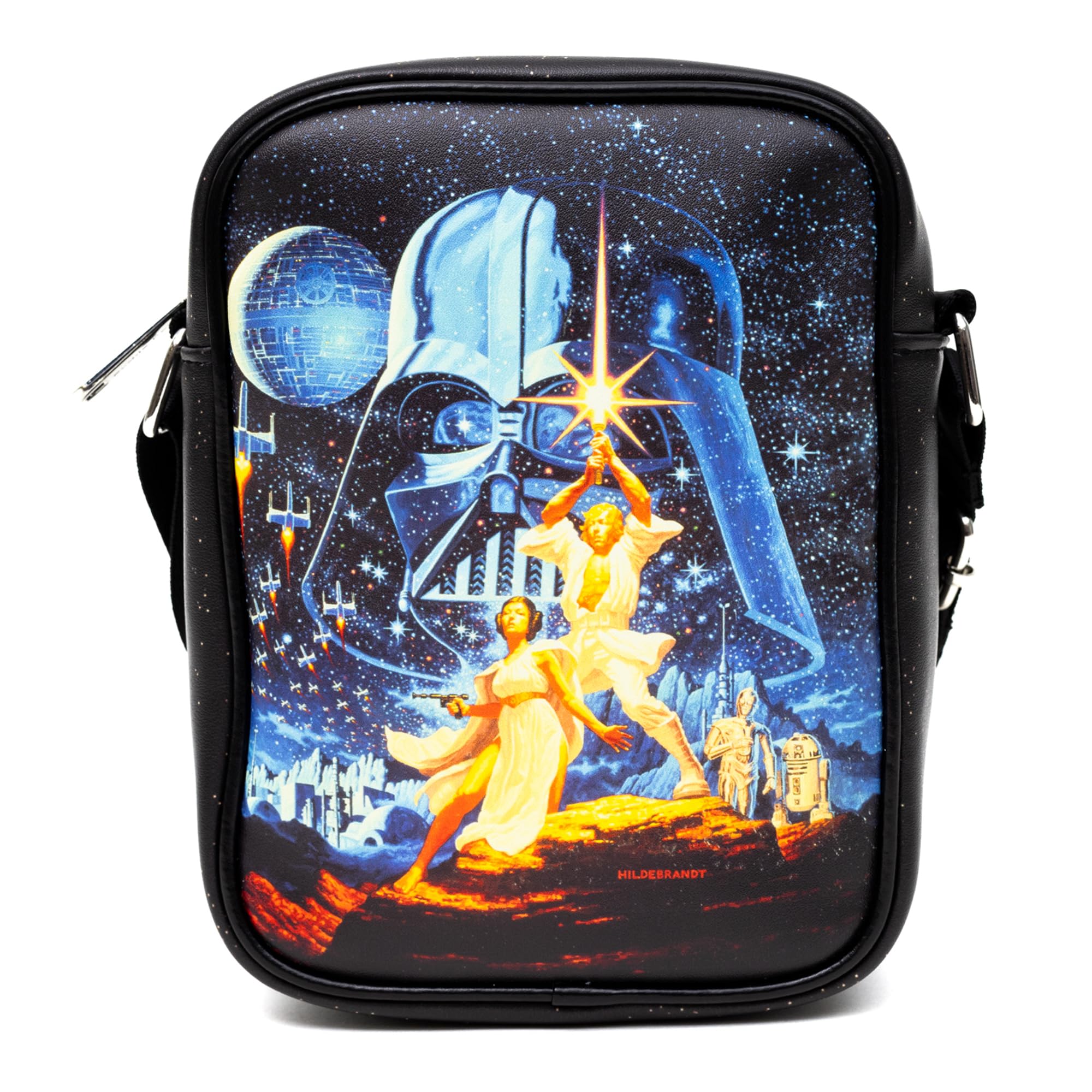 Amazon.com: Star Wars Vegan Leather Crossbody Backpack for Men and ...