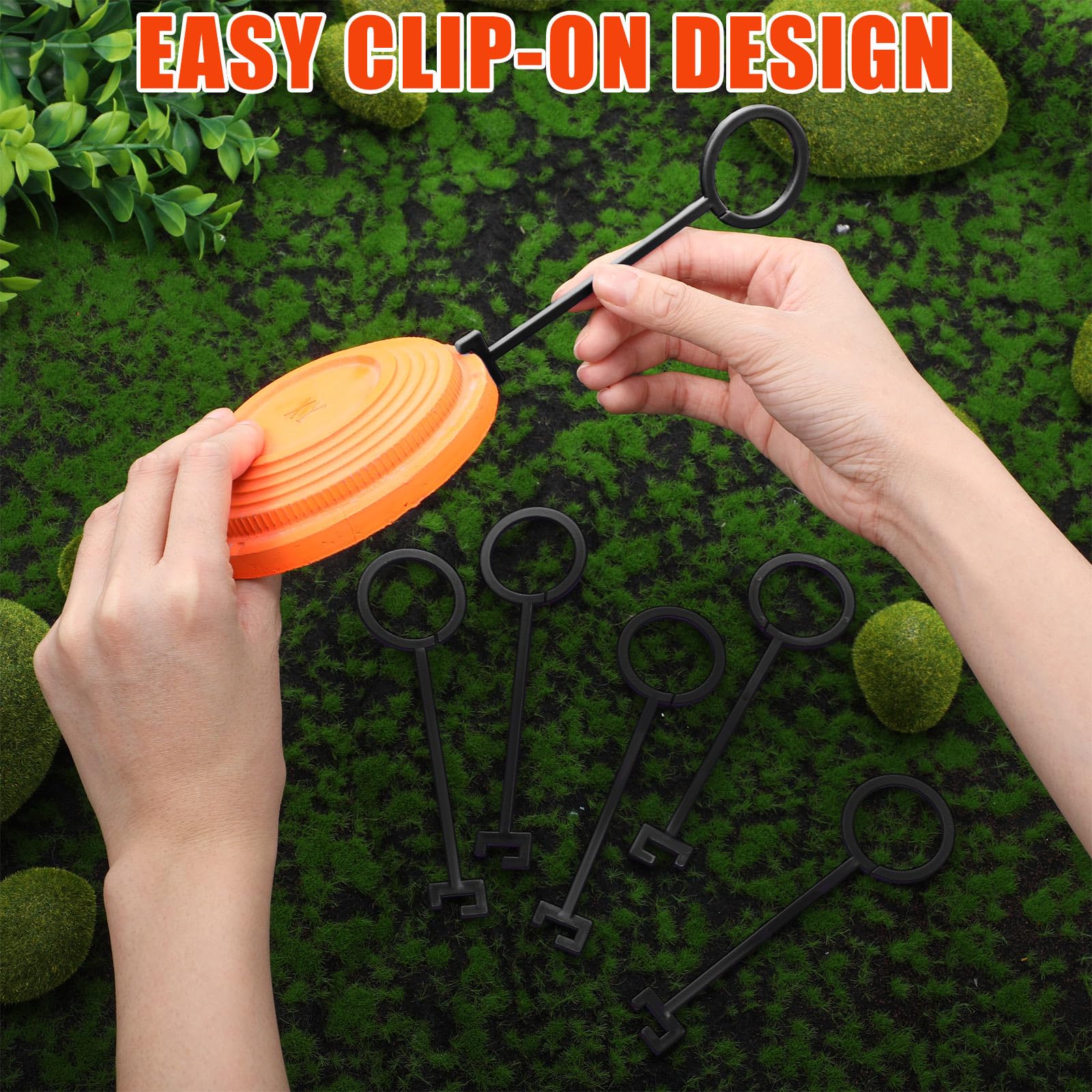 Snapklik.com : Lenwen 75pcs Clay Target Holders, Versatile Clay Pigeon ...
