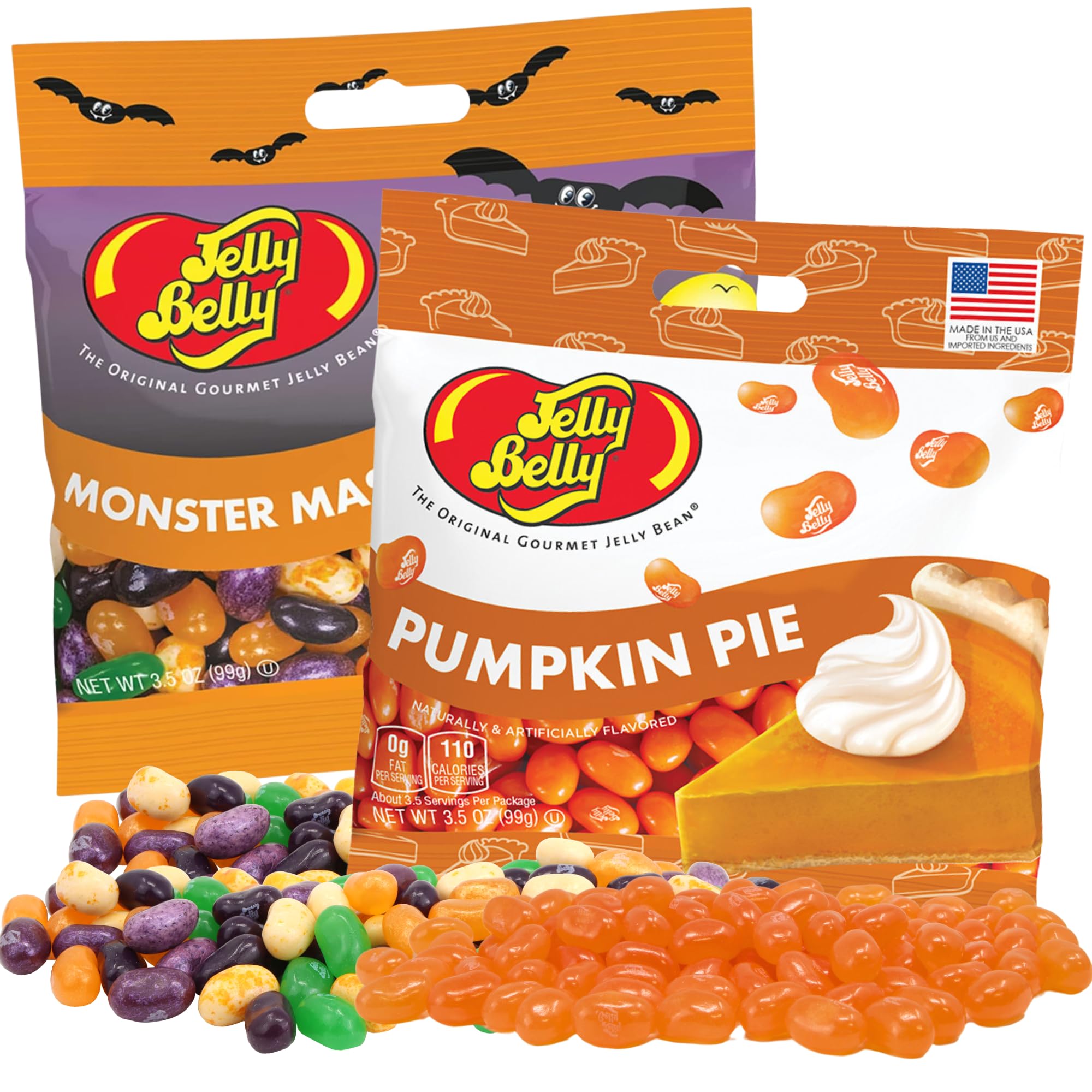 Sweetzo Halloween Monster Mash And Pumpkin Pie Jelly Beans Trick ...