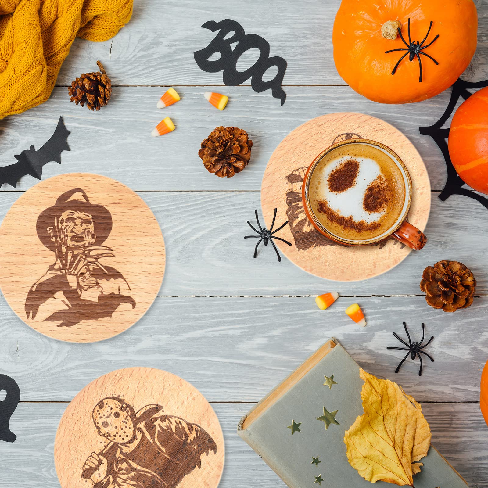 Custom Coasters for Halloween Parties - 24hourwristbands Blog