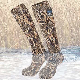 Amazon.com : Cutecrop Men Waterproof Duck Hunting Gear Wader Sock ...