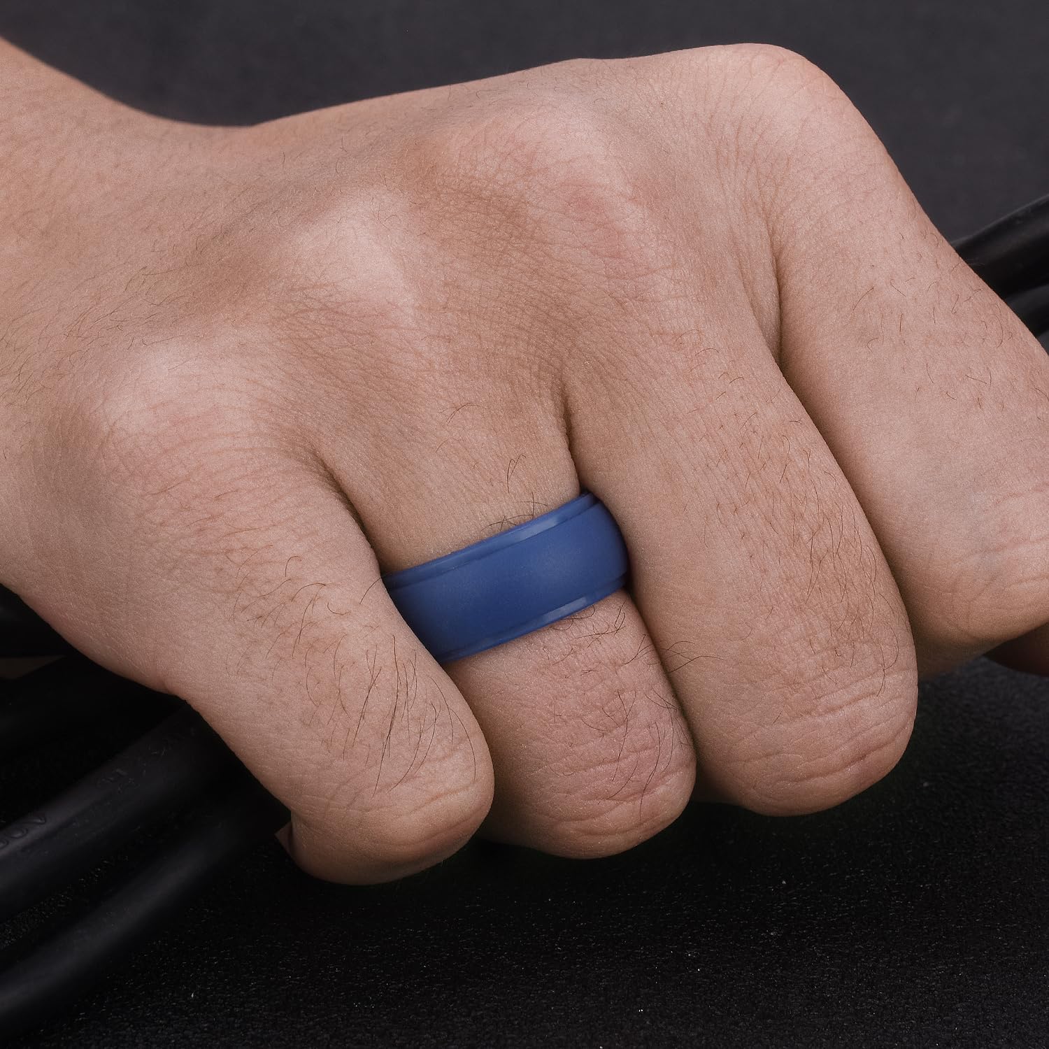 Snapklik.com : Egnaro Silicone Ring For Men, 7 Rings / 4 Rings / 1 Ring ...