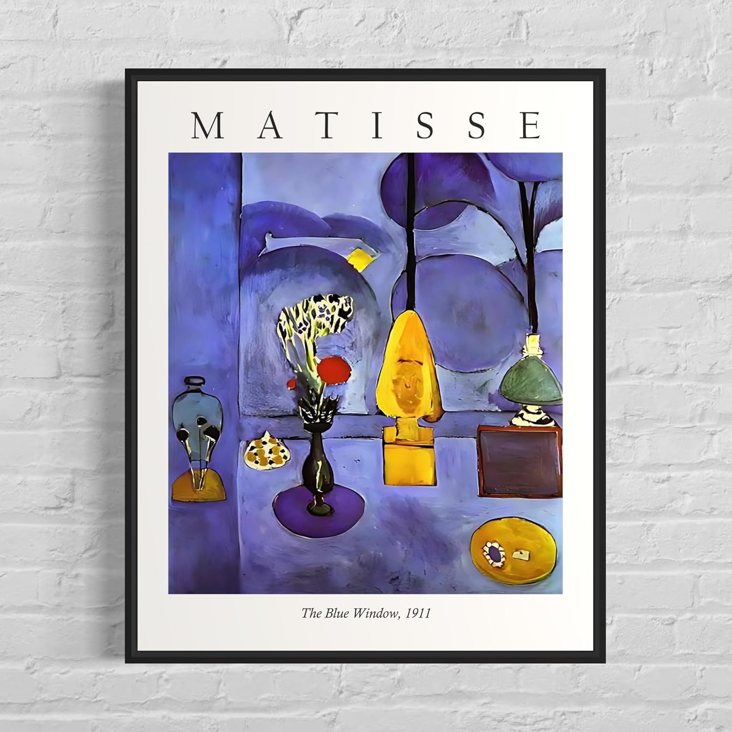 Amazon.com: Matisse Art Print Poster, The Blue Window Henri Matisse ...