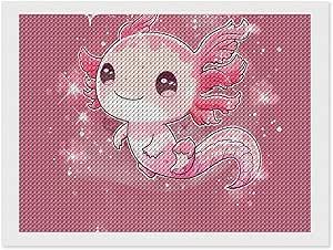Amazon.com: Nestaura Axolotl Diamond Painting Kit,5D DIY Diamond Art ...